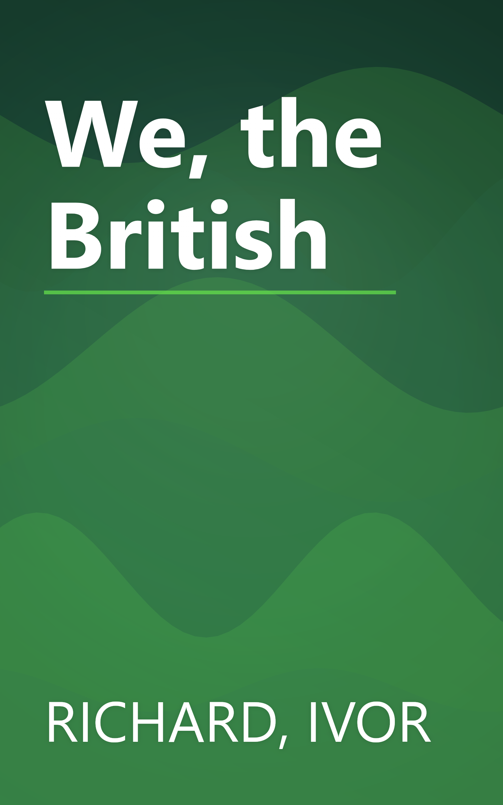 We, the British book cover