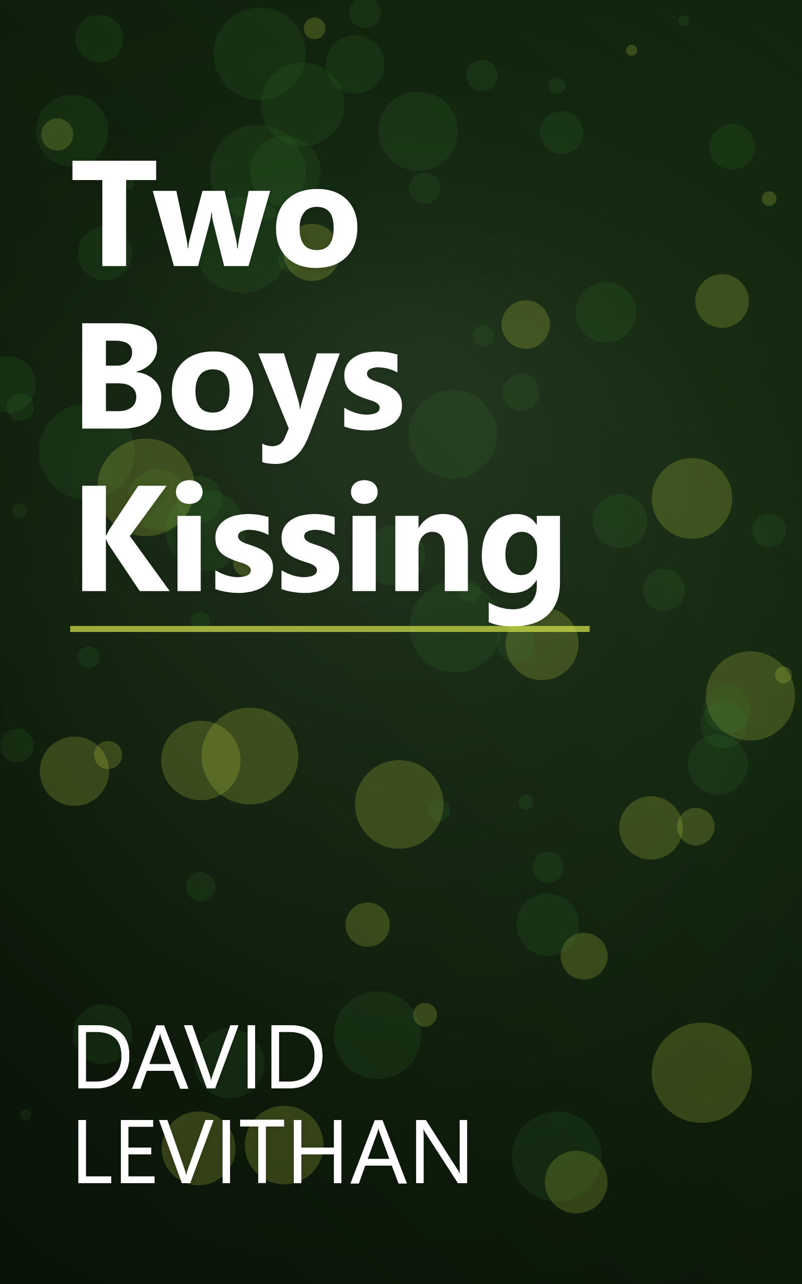 Two Boys Kissing book cover