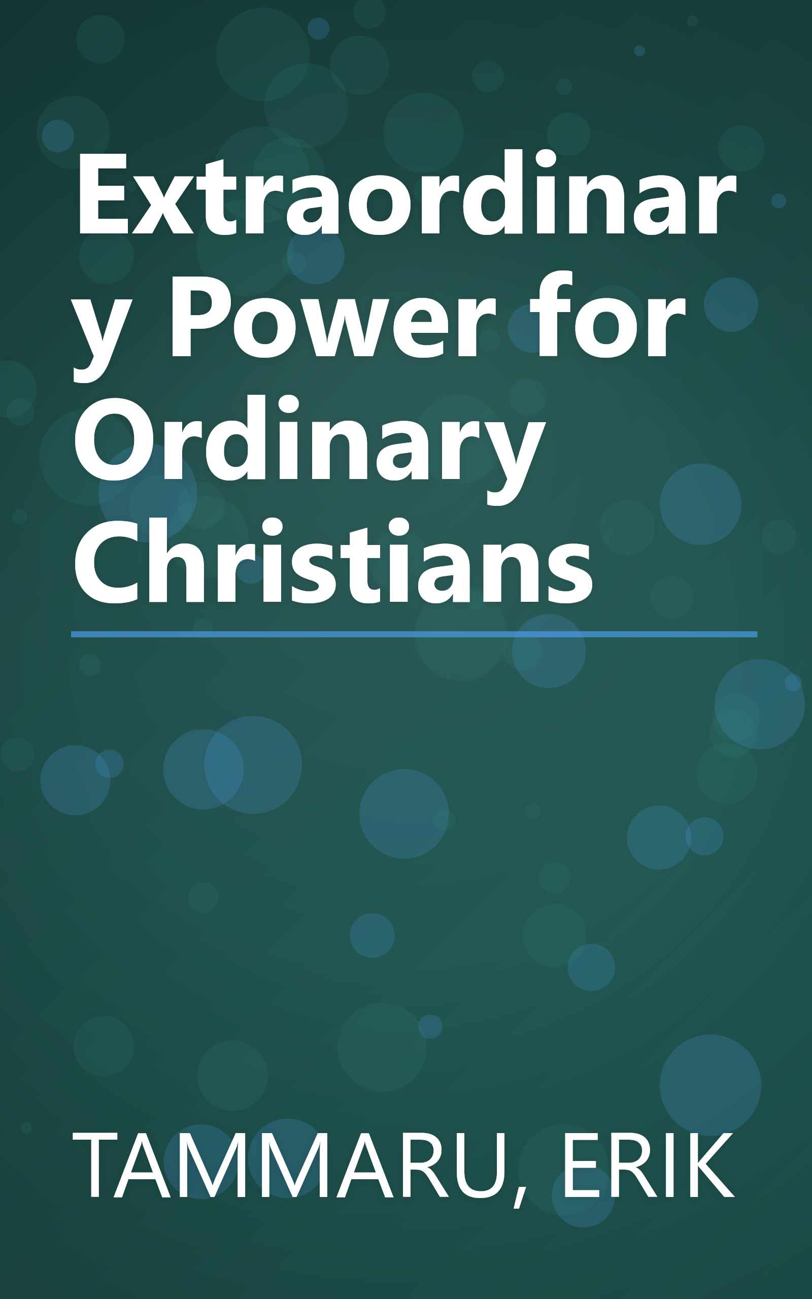 Extraordinary Power for Ordinary Christians book cover