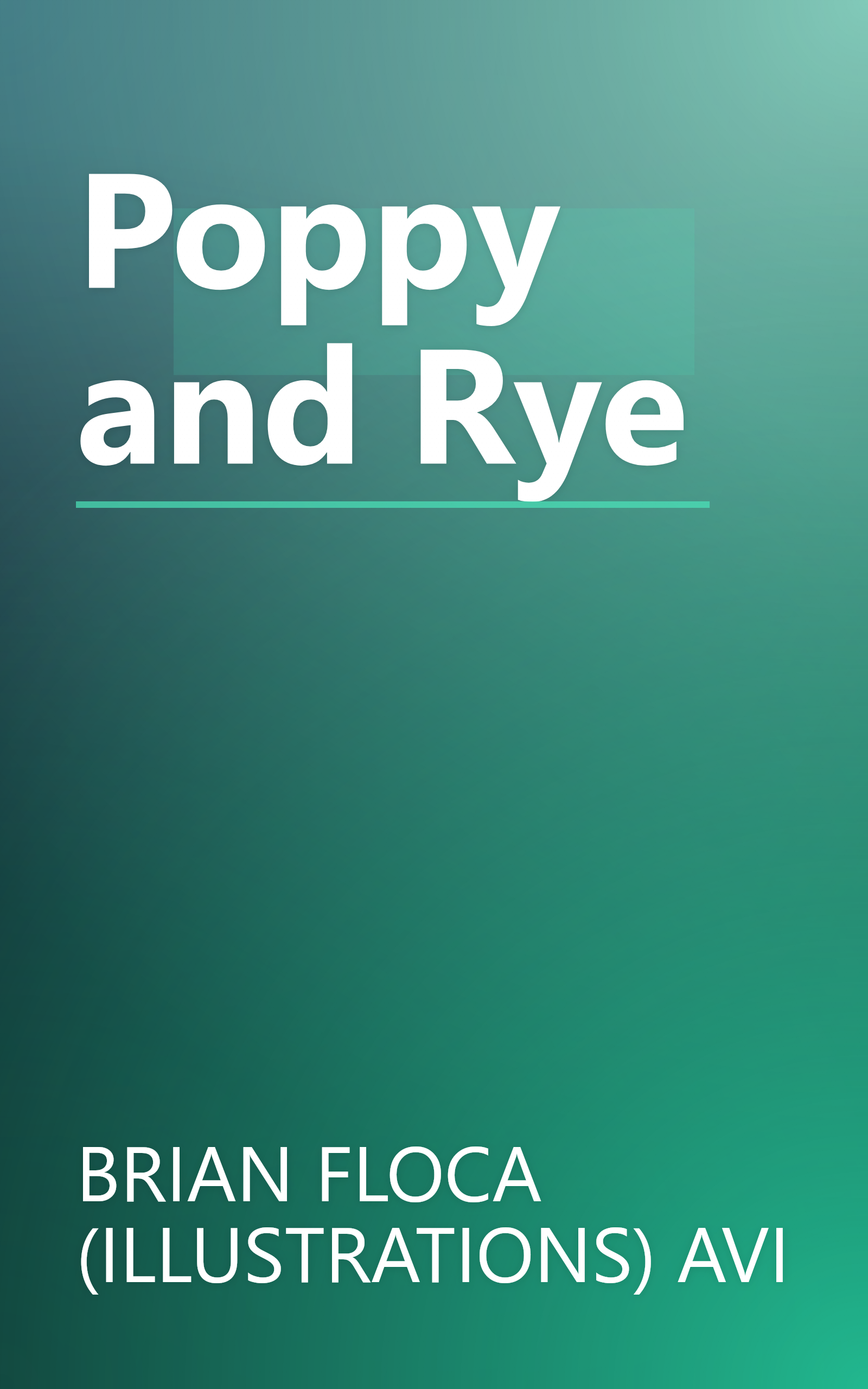 Poppy and Rye book cover
