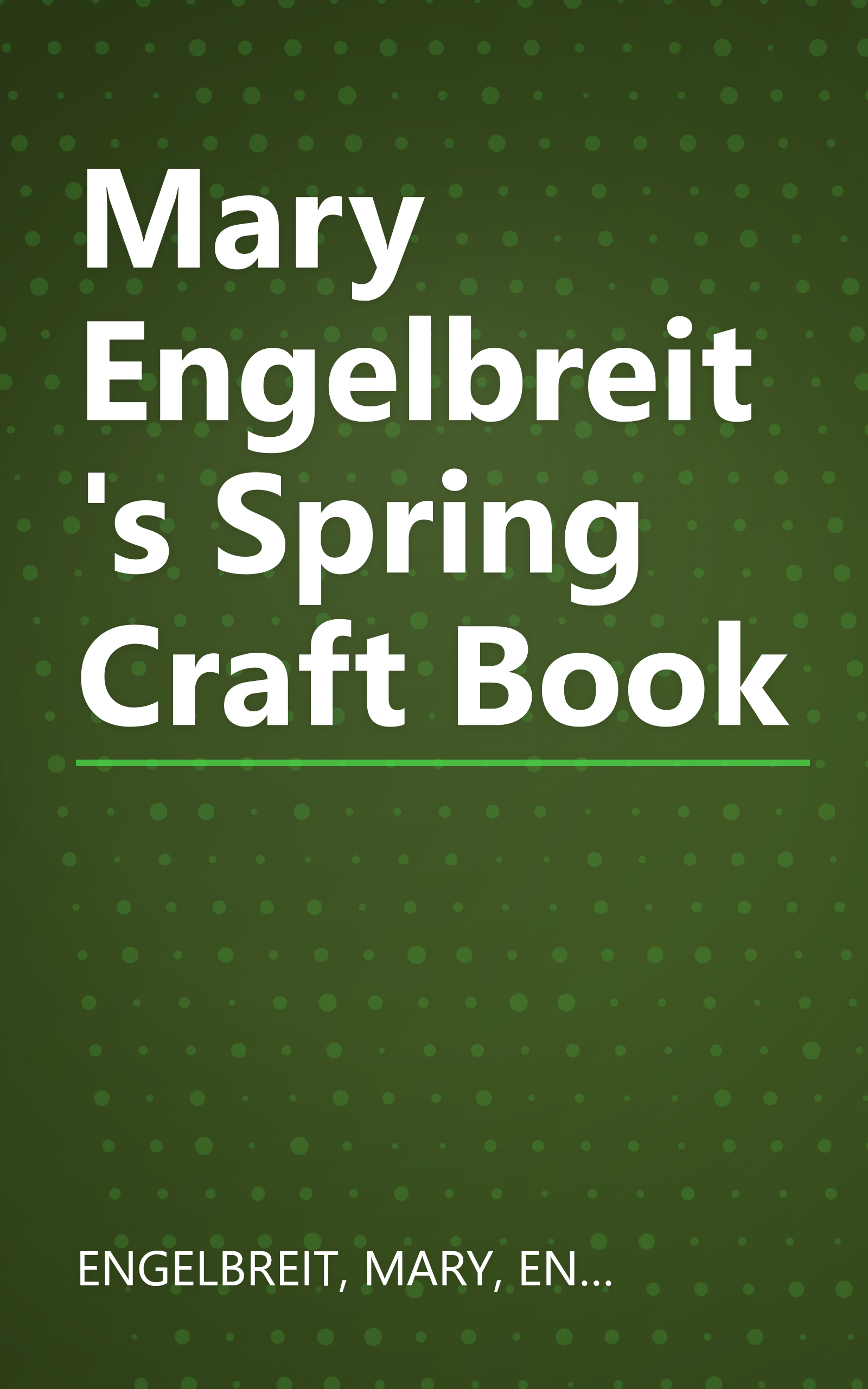 Mary Engelbreit's Spring Craft Book book cover