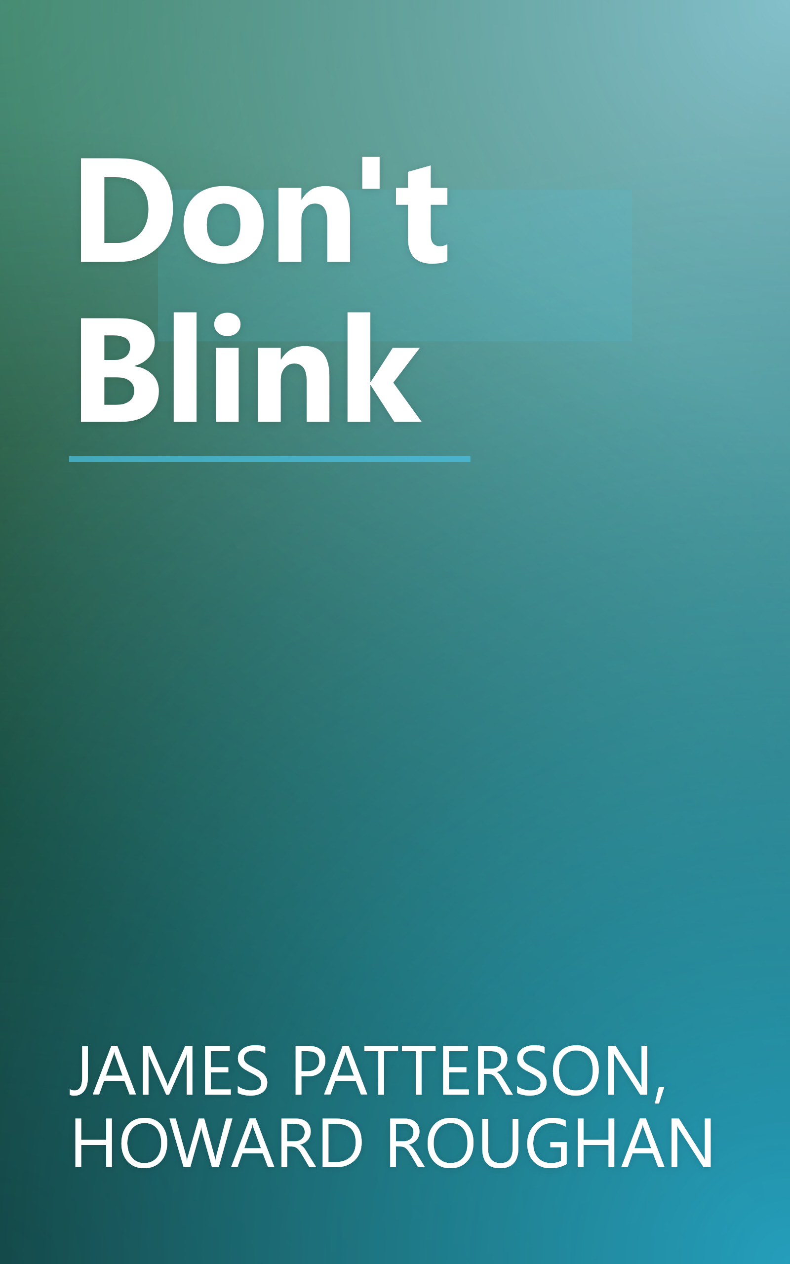 Don't Blink book cover