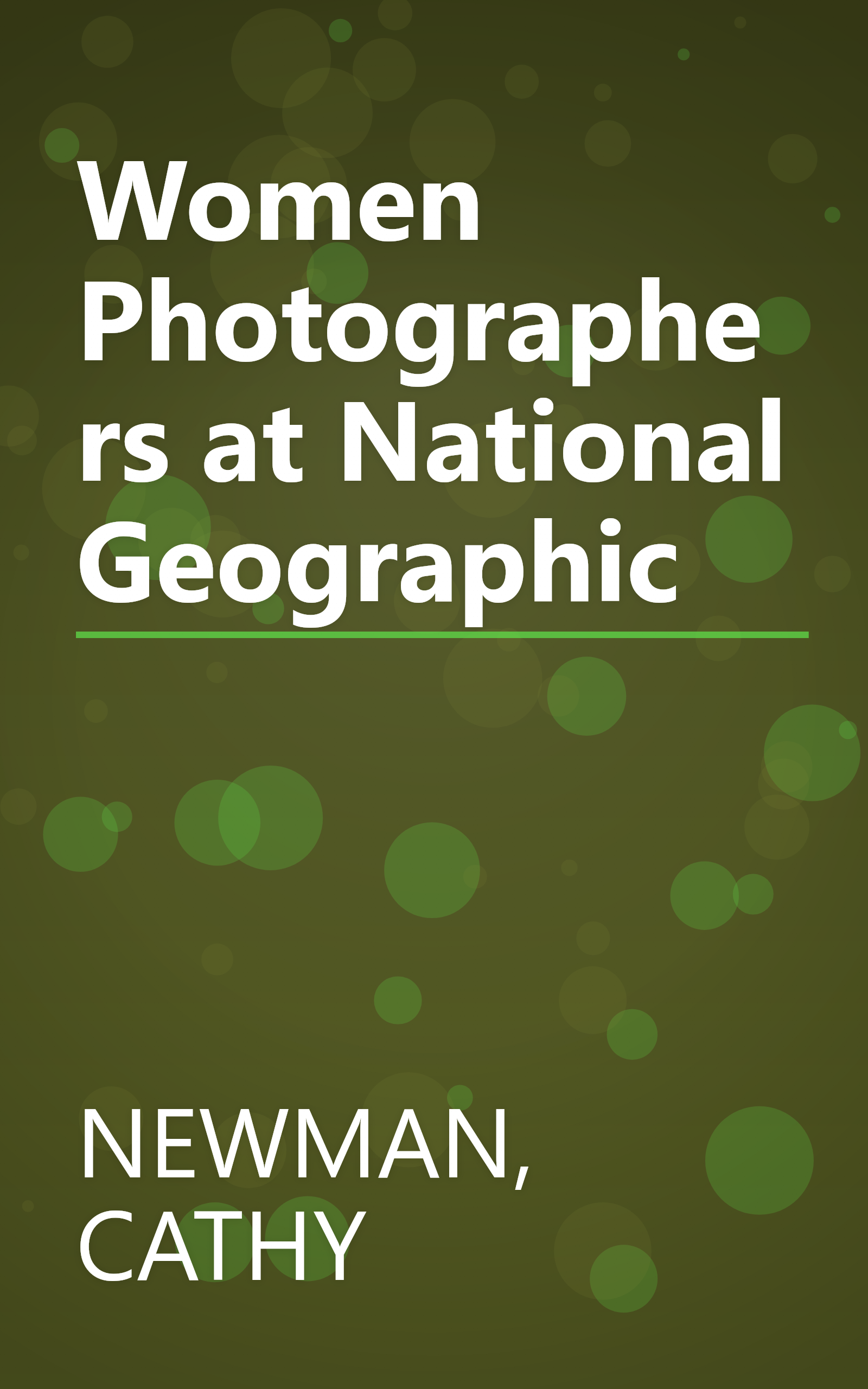 Women Photographers at National Geographic book cover