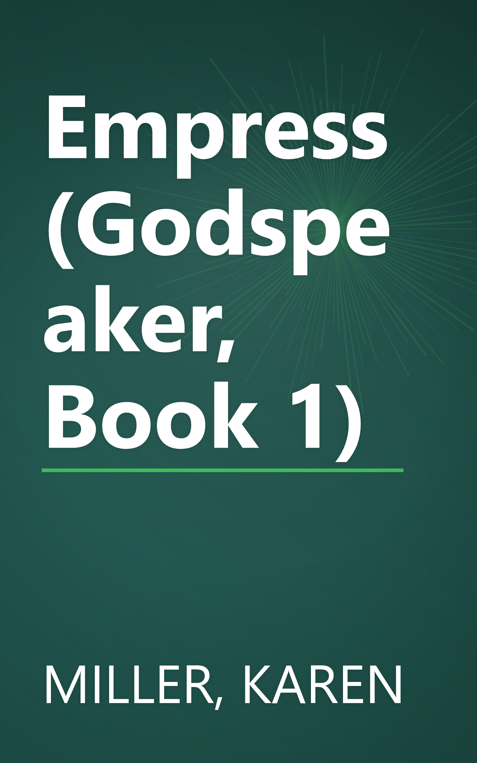 Empress (Godspeaker, Book 1) book cover