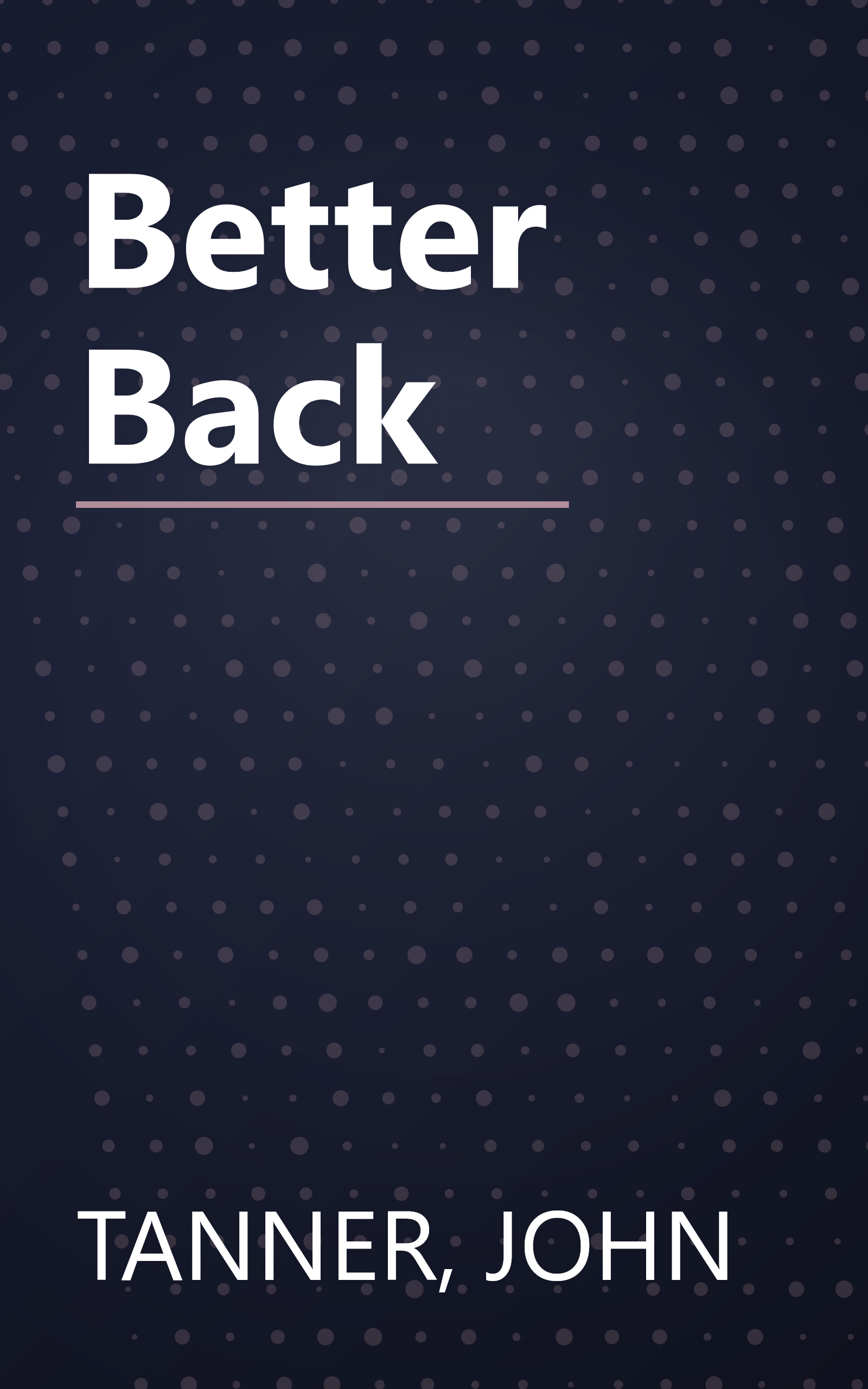 Better Back book cover
