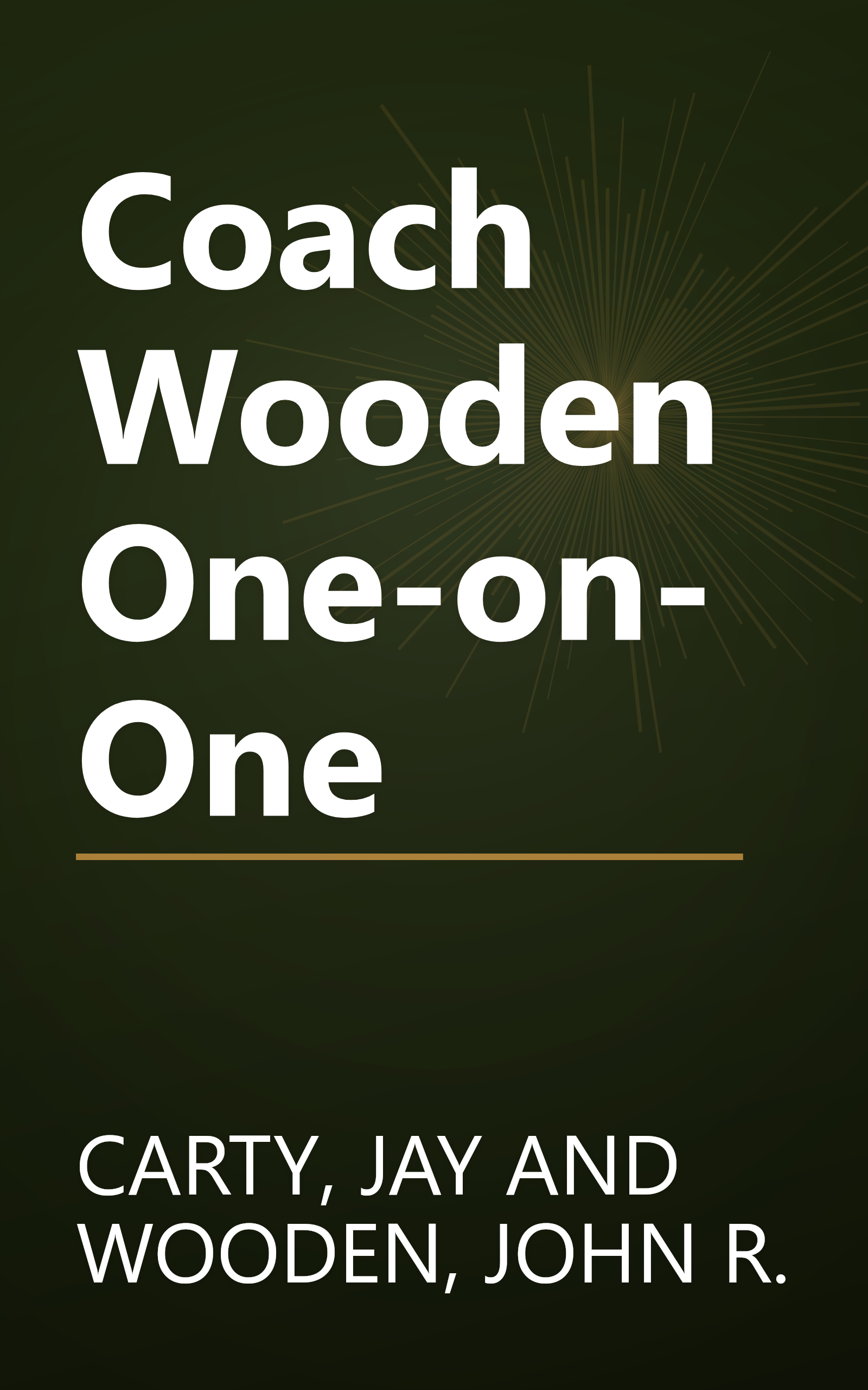 Coach Wooden One-on-One book cover