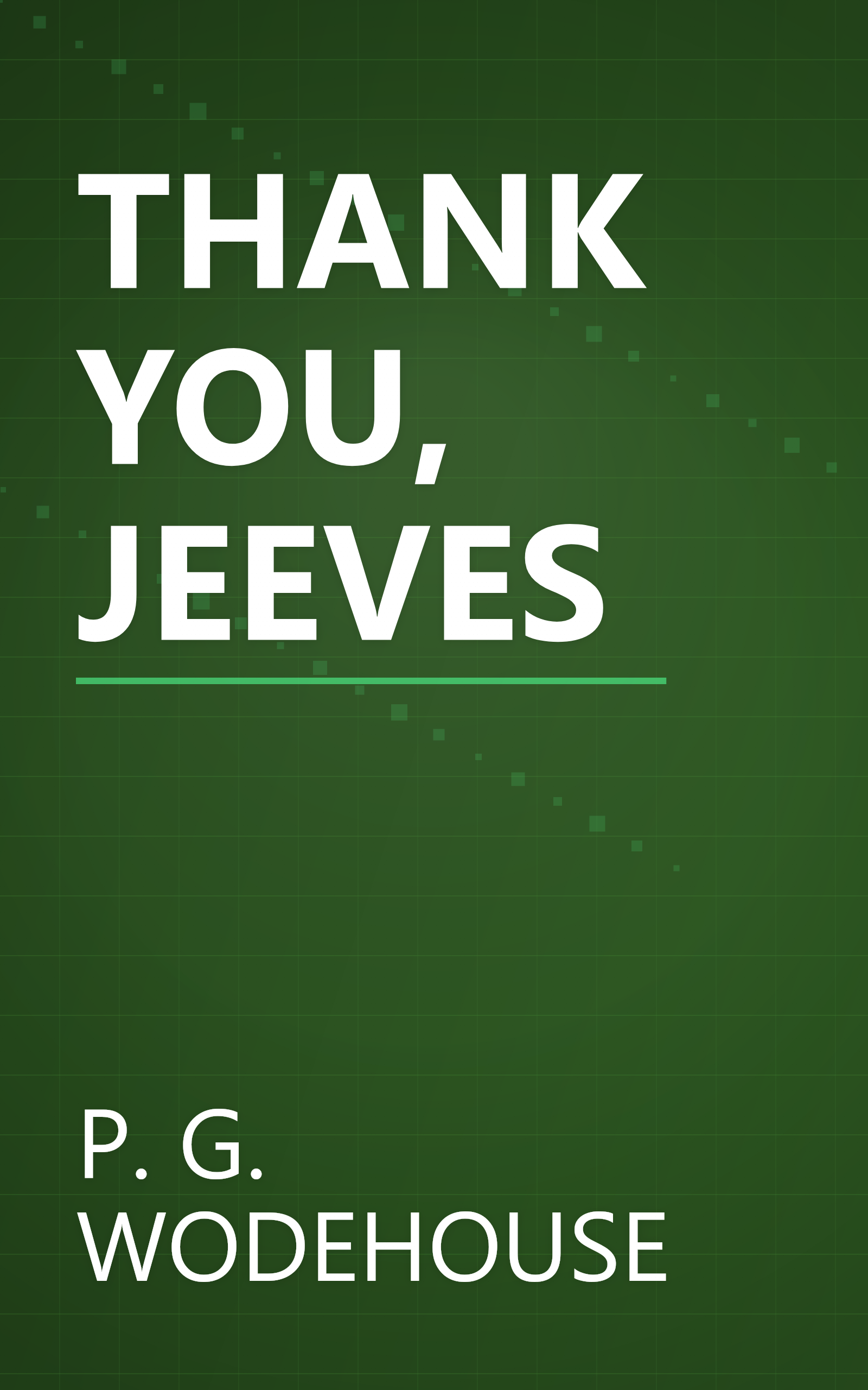THANK YOU, JEEVES book cover