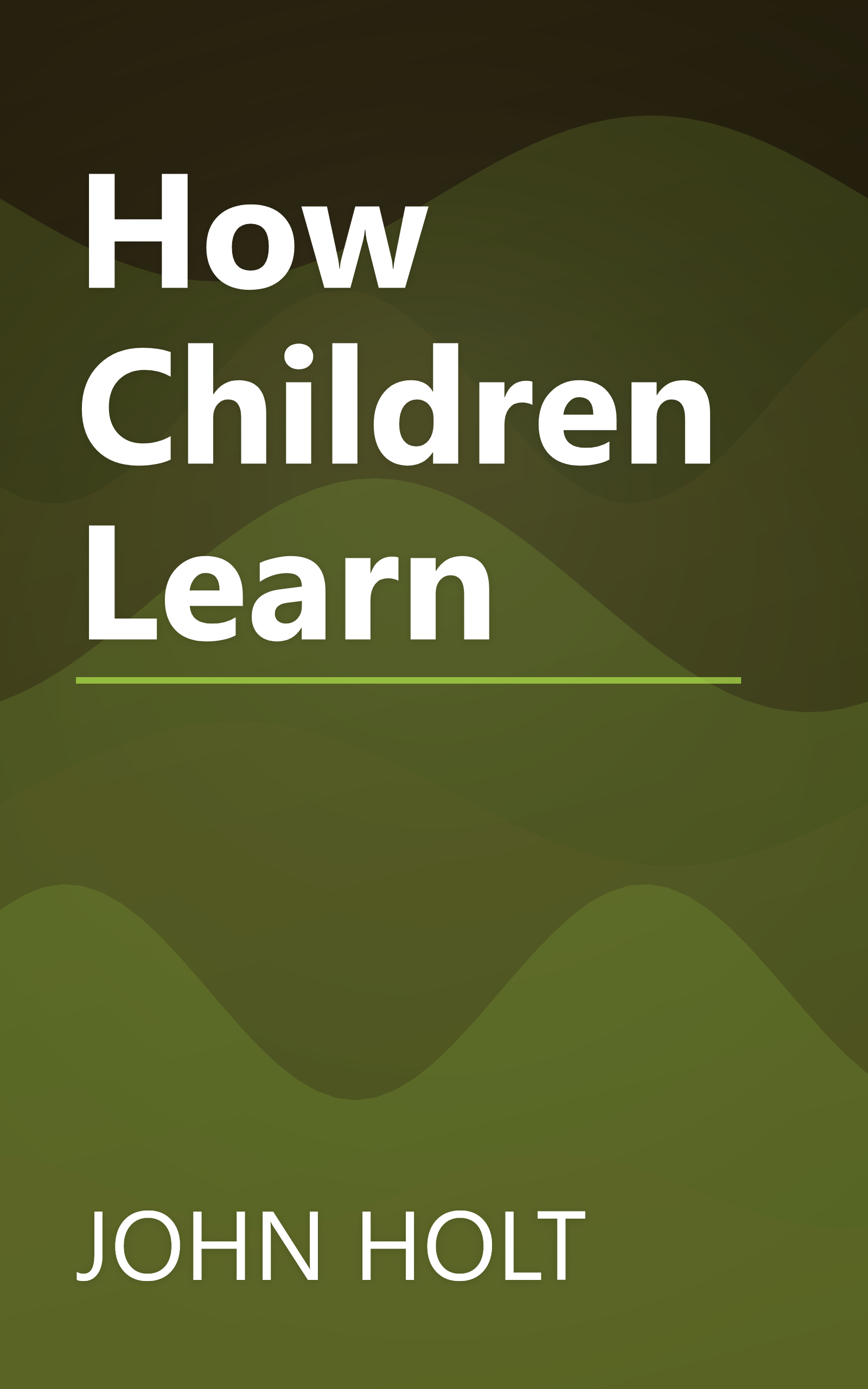 How Children Learn book cover