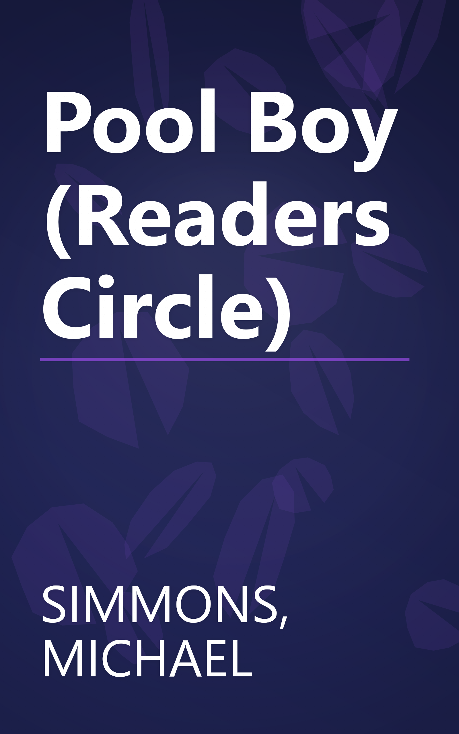 Pool Boy (Readers Circle) book cover