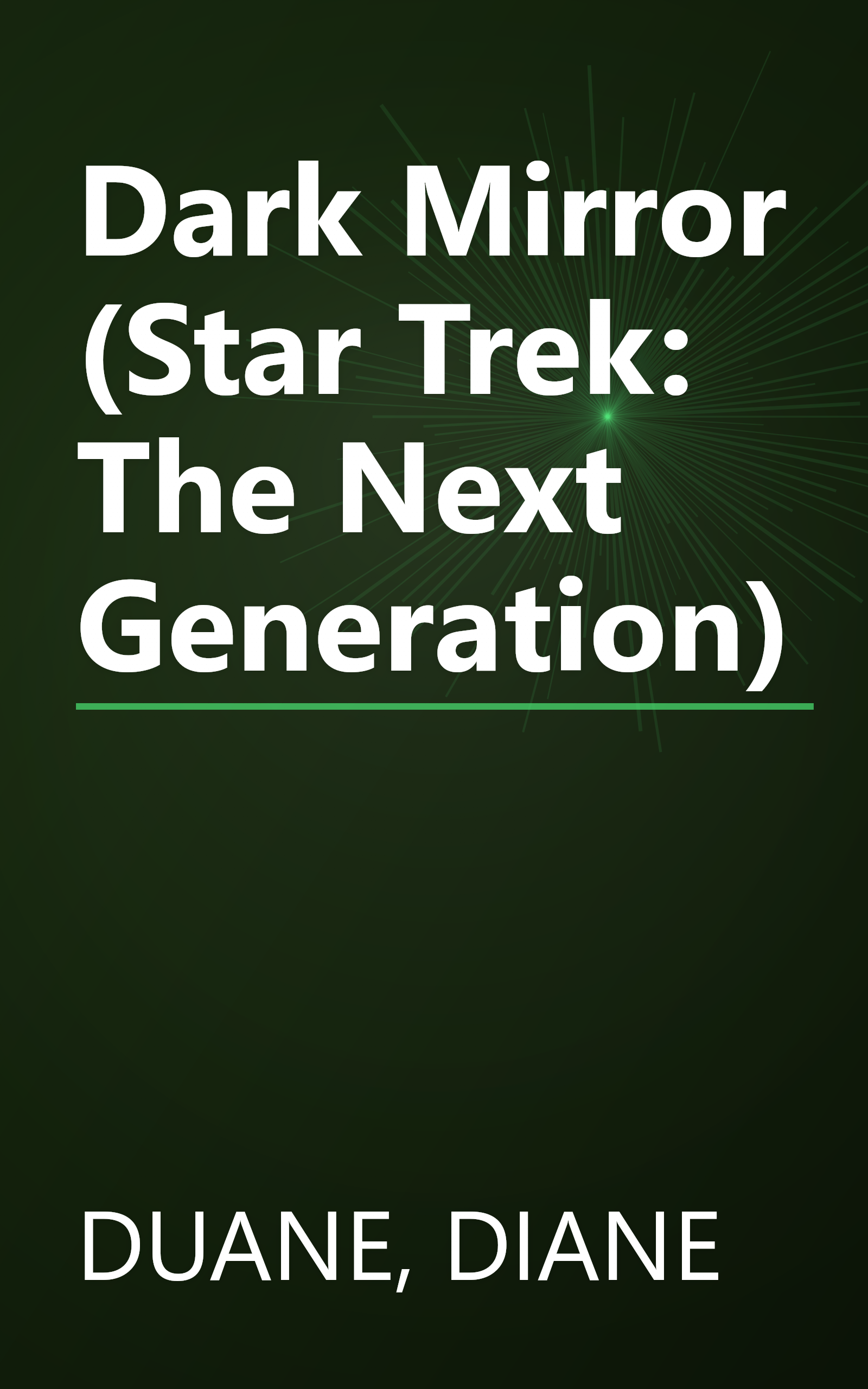 Dark Mirror (Star Trek: The Next Generation) book cover