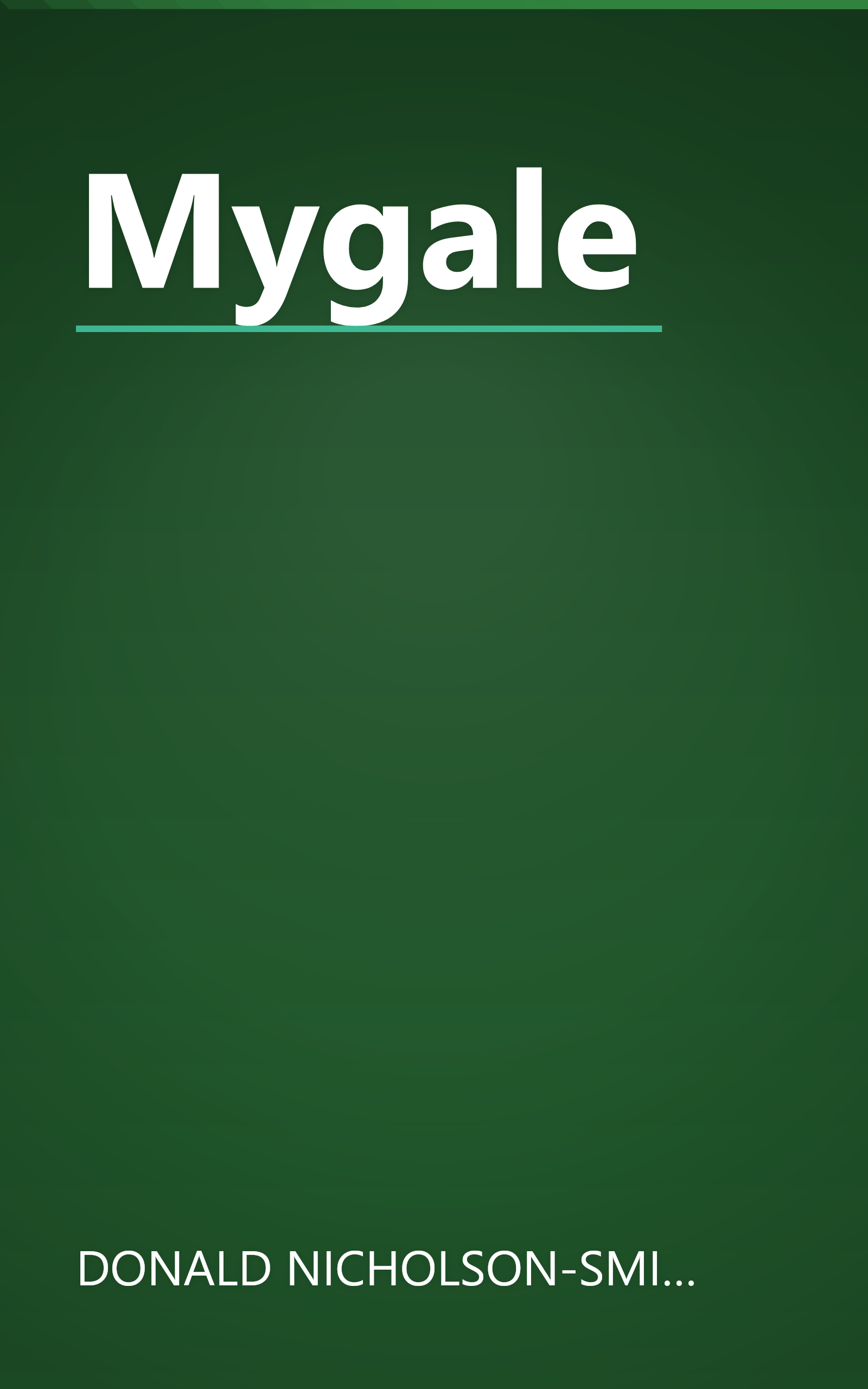 Mygale book cover