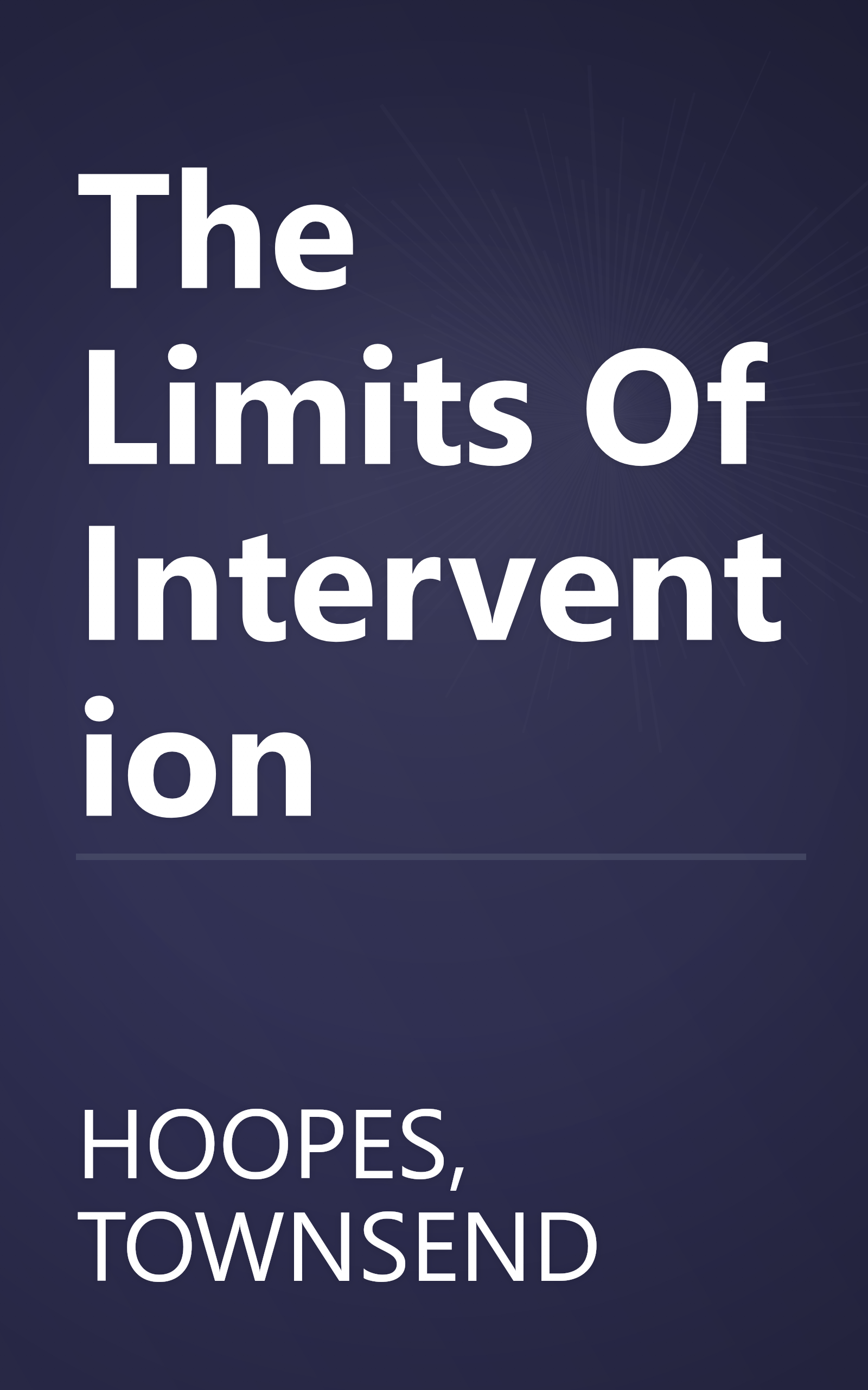 The Limits Of Intervention book cover