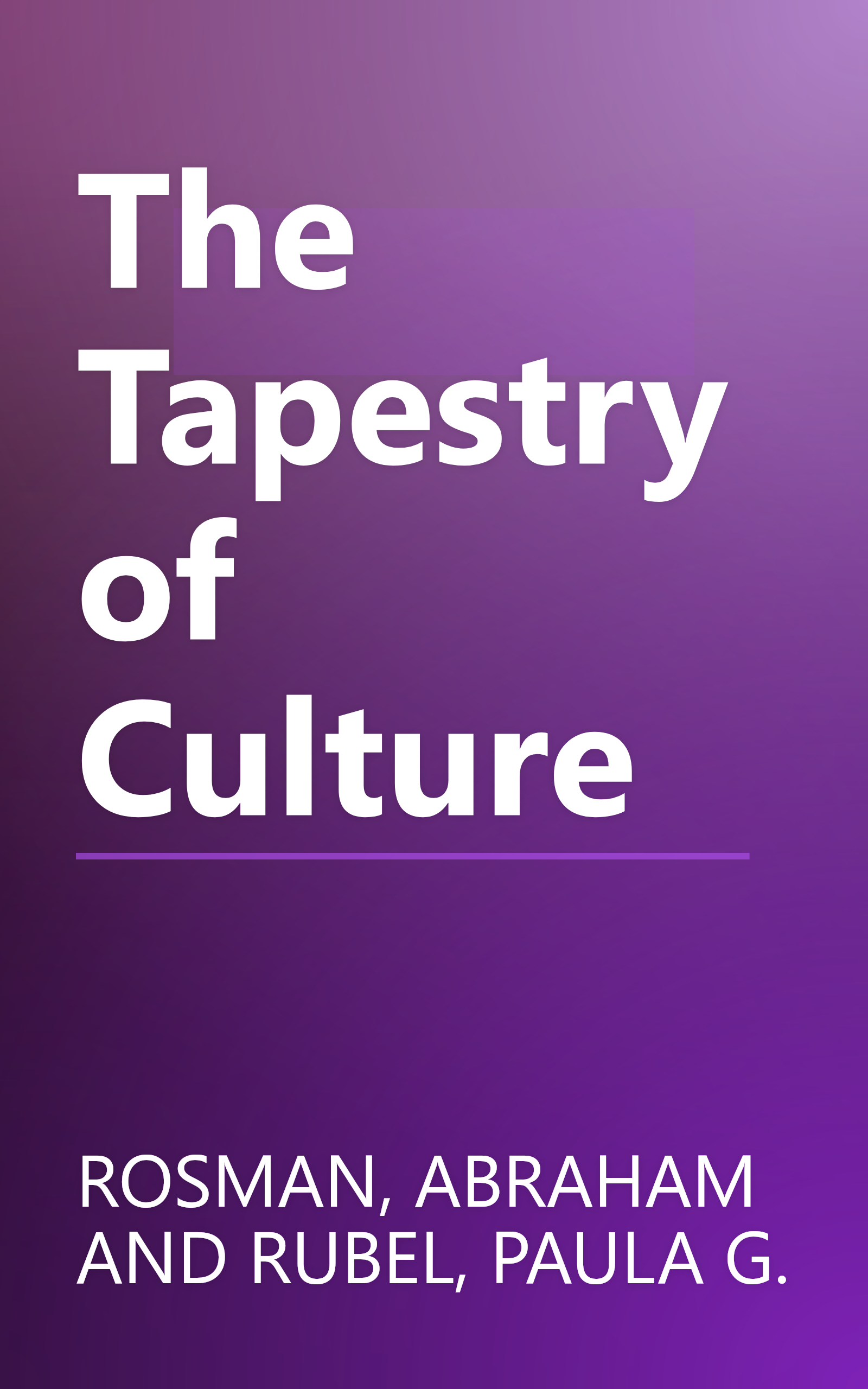 The Tapestry of Culture book cover