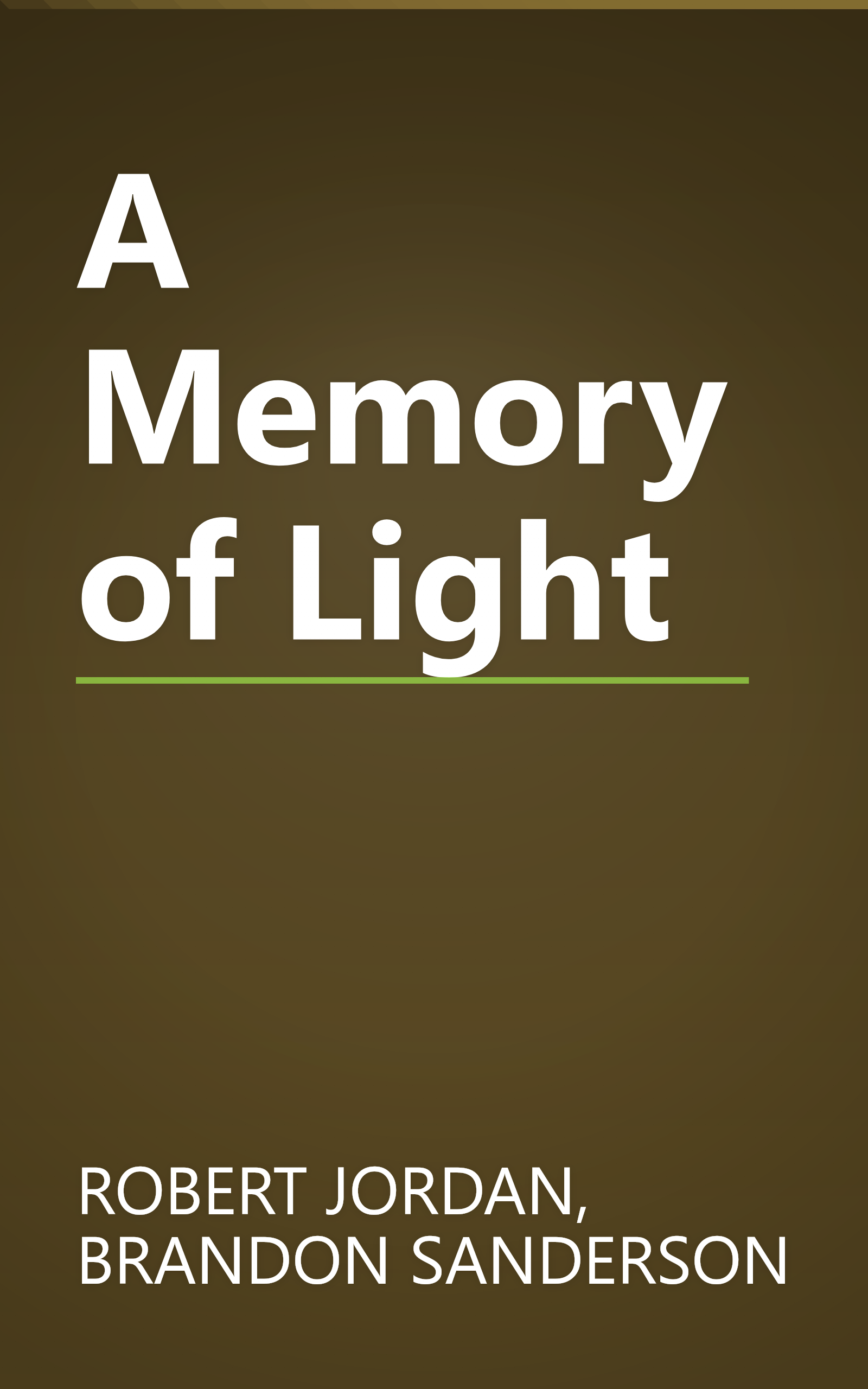 A Memory of Light book cover