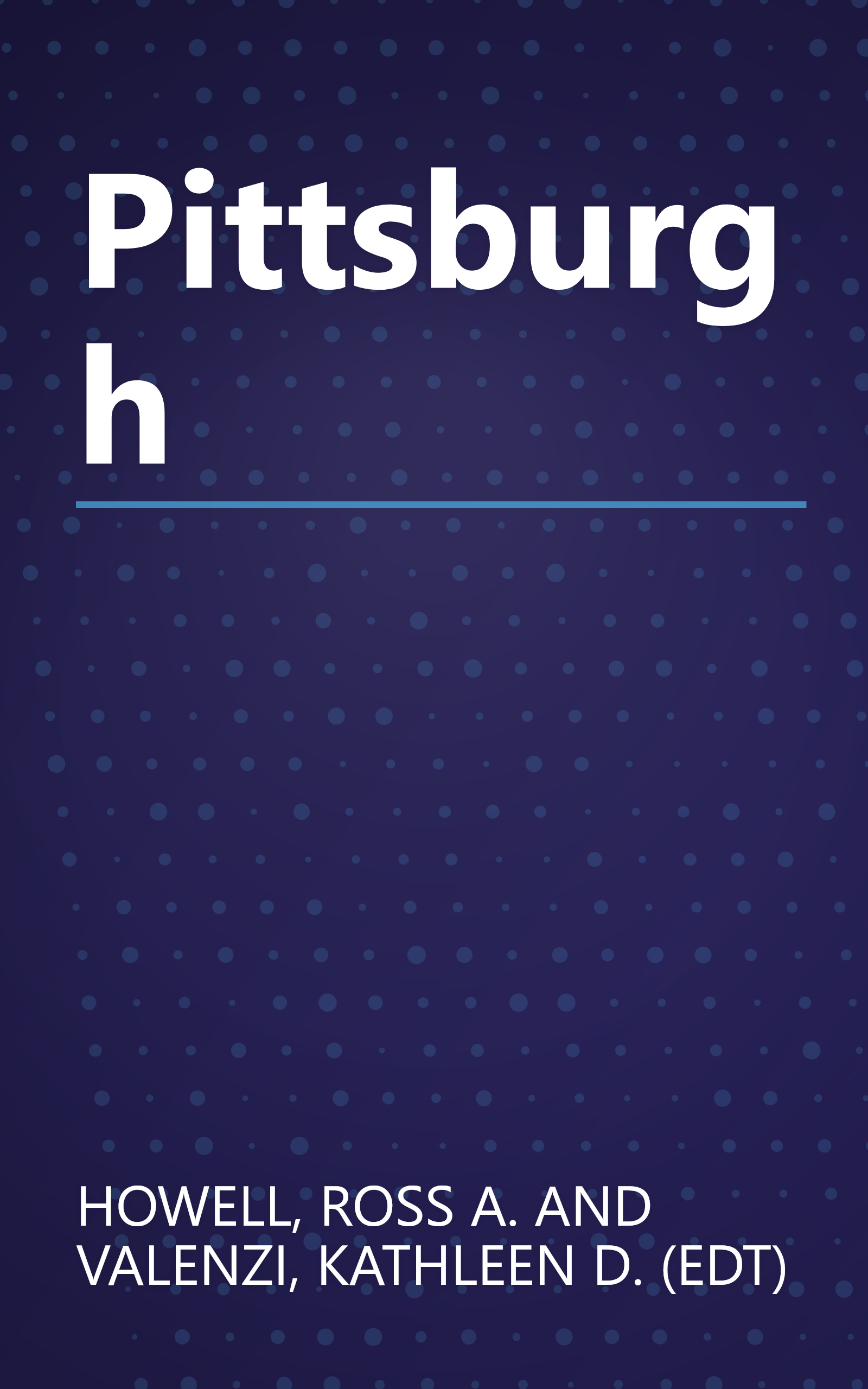 Pittsburgh book cover