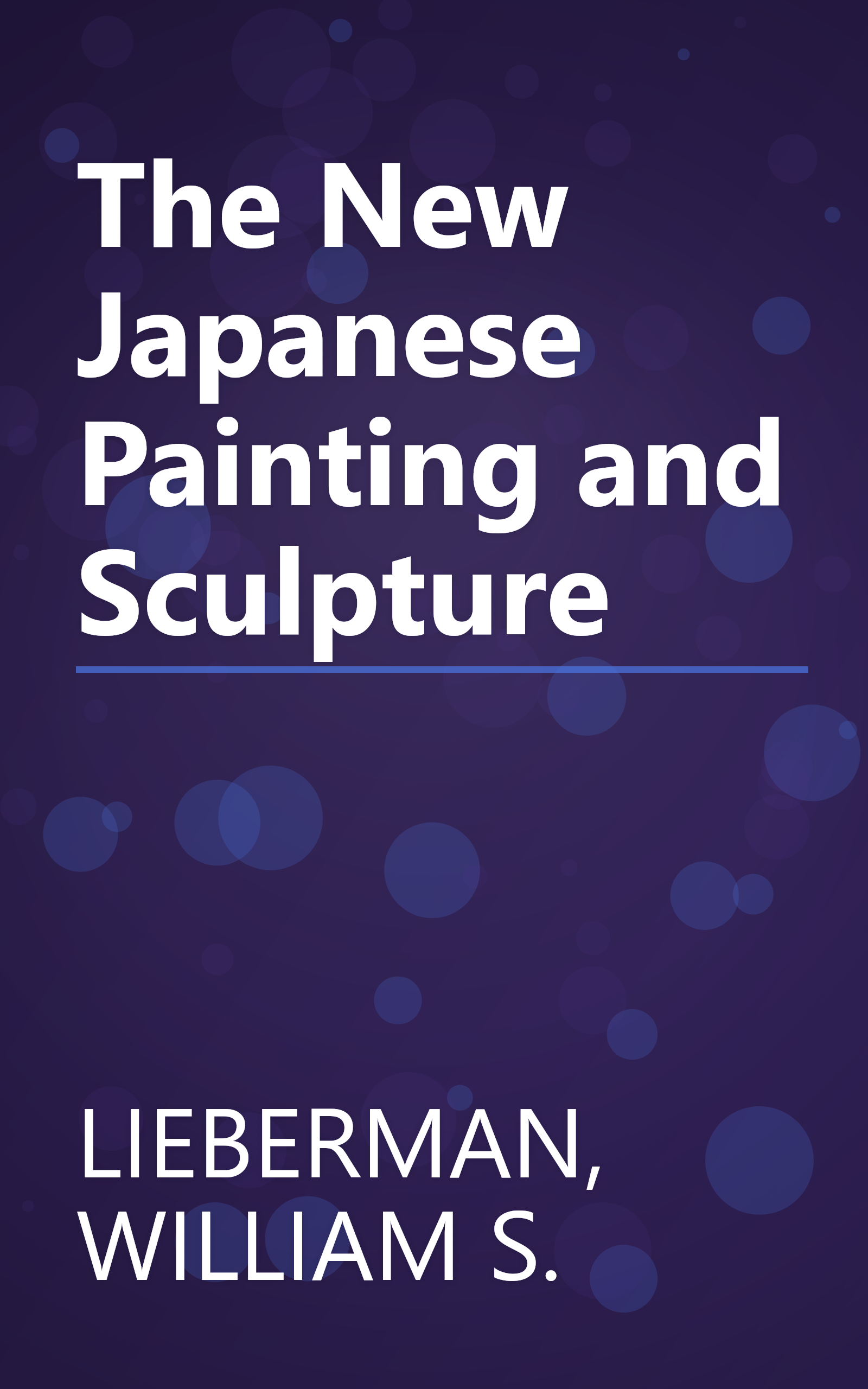 The New Japanese Painting and Sculpture book cover