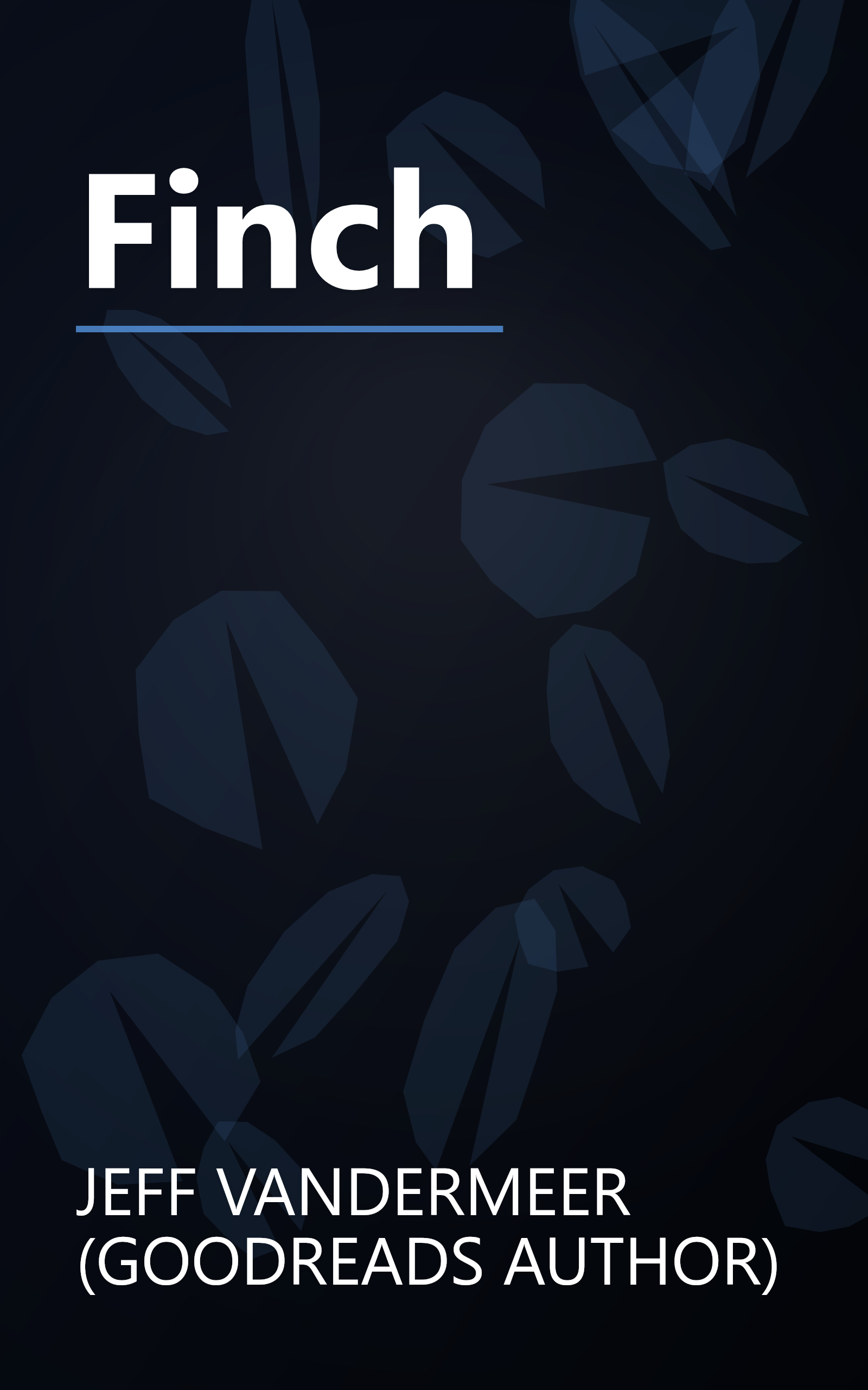 Finch book cover