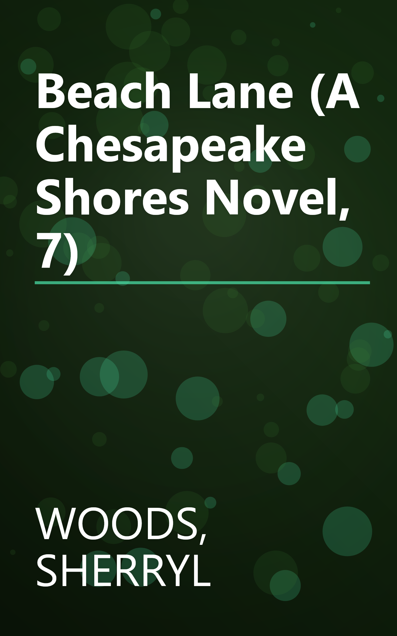 Beach Lane (A Chesapeake Shores Novel, 7) book cover