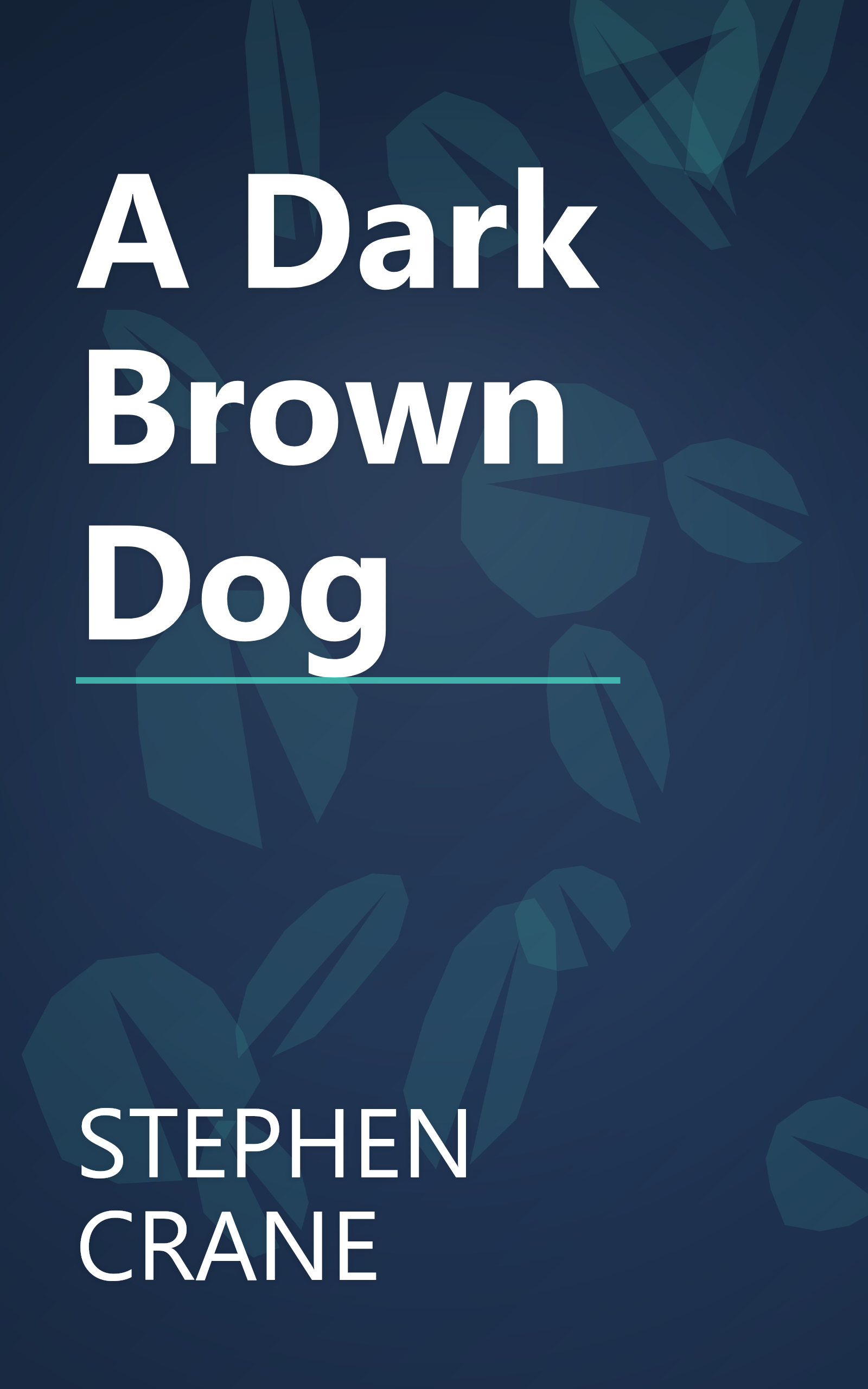 A Dark Brown Dog book cover