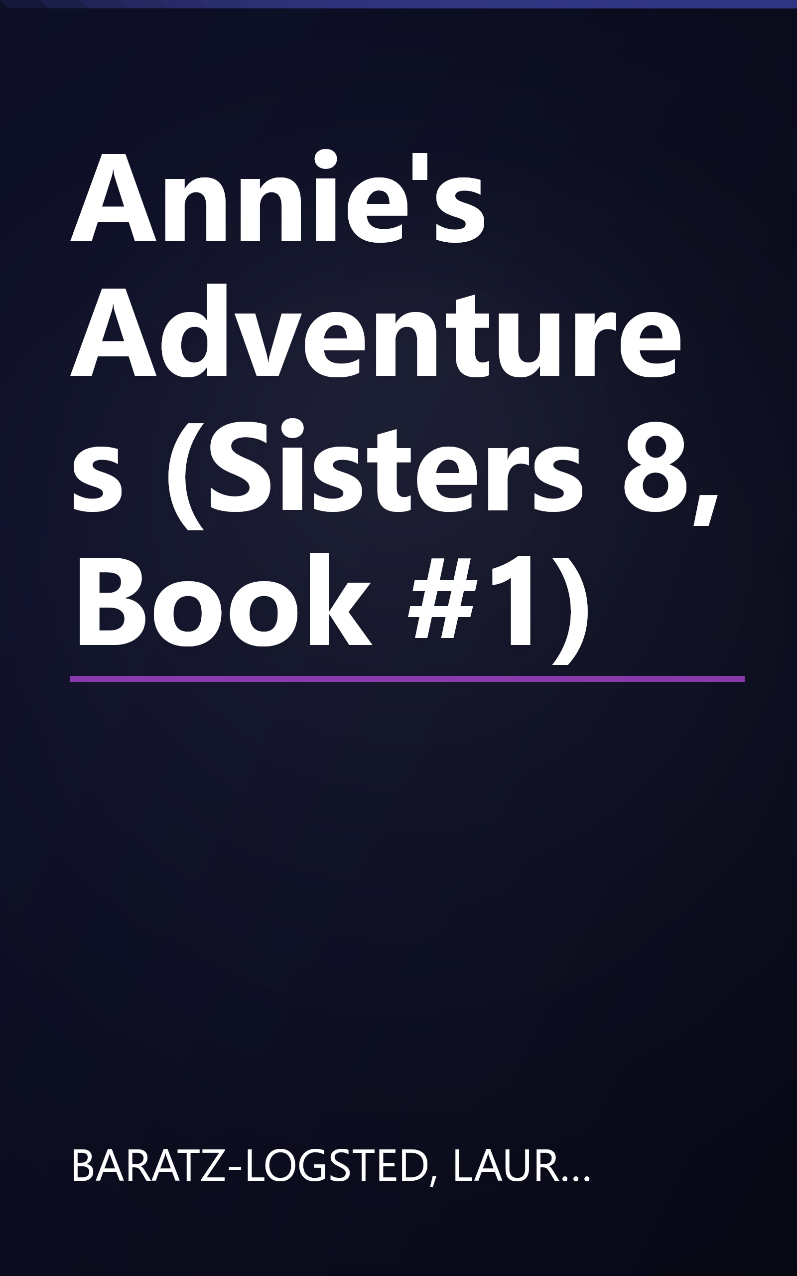 Annie's Adventures (Sisters 8, Book #1) book cover