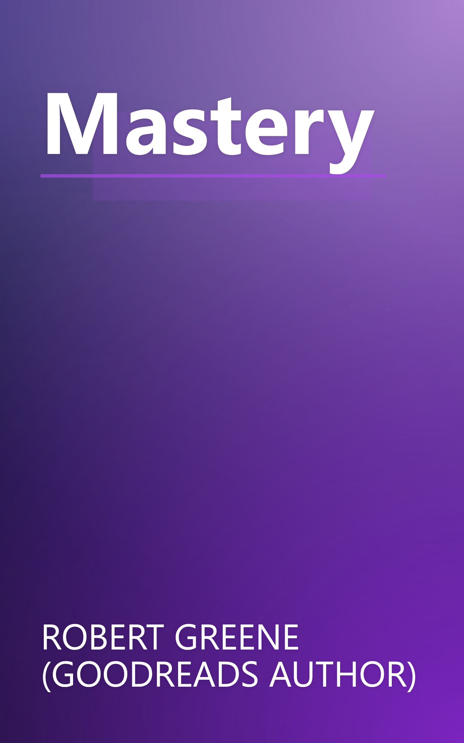 Mastery book cover