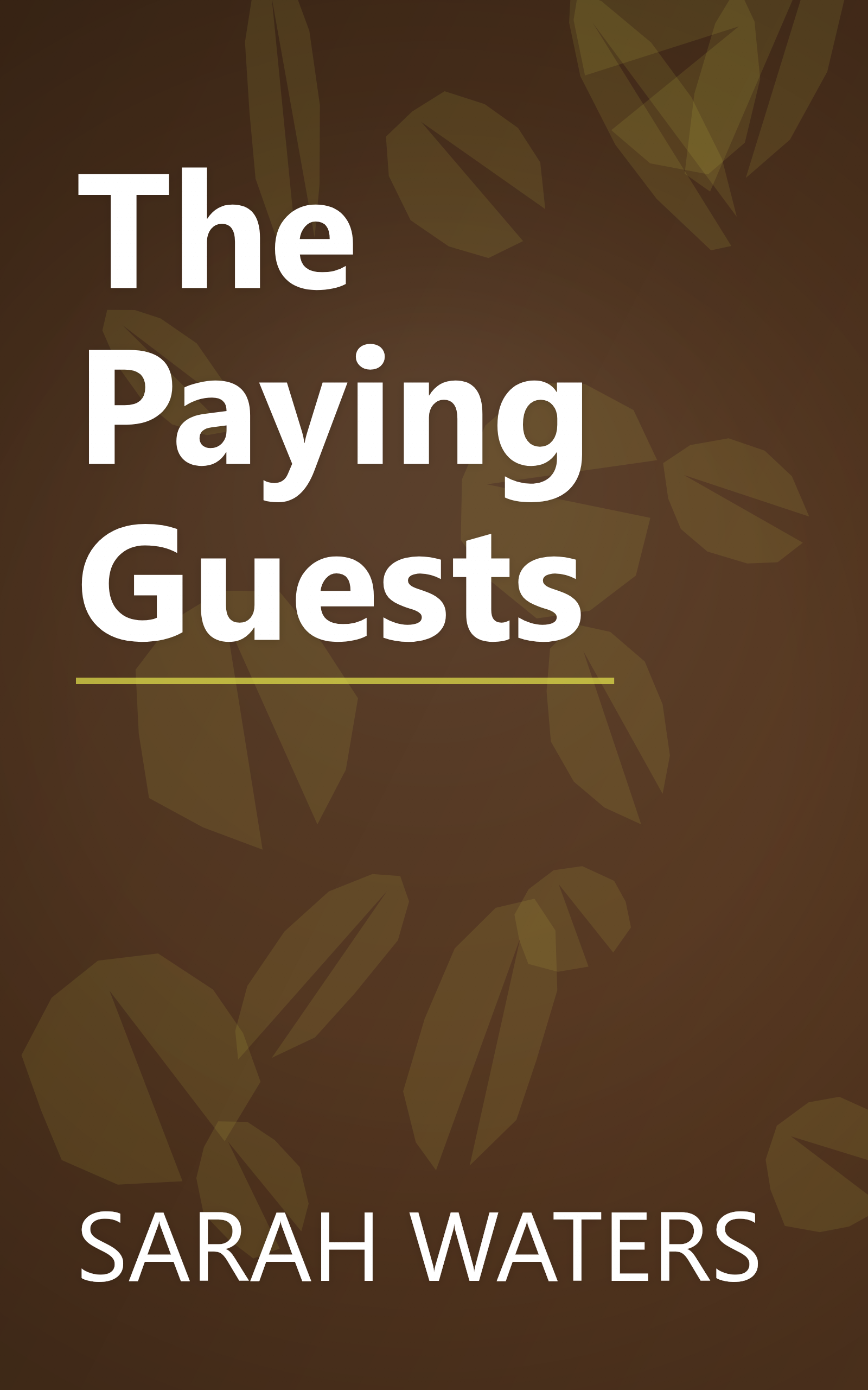 The Paying Guests book cover