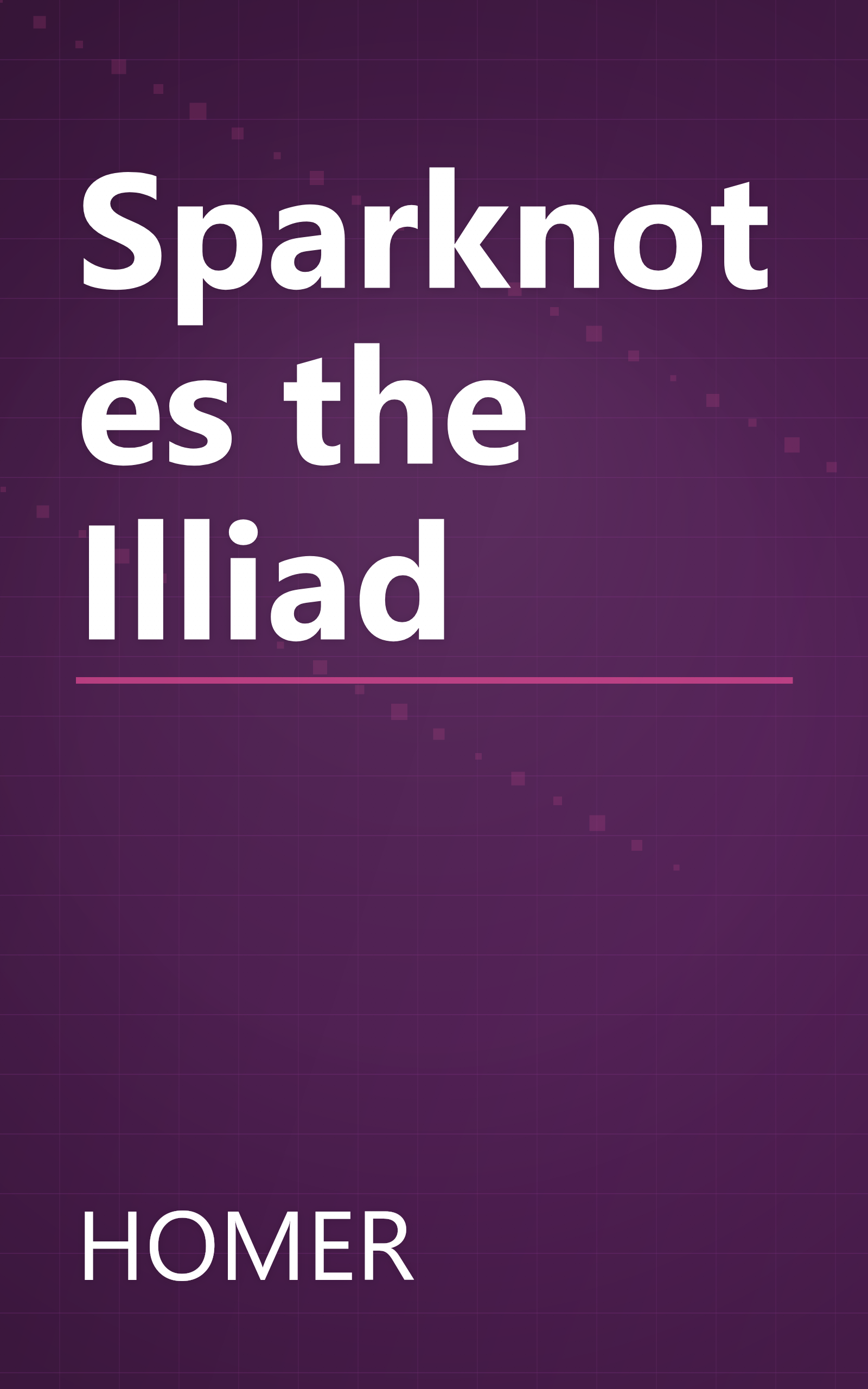 Sparknotes the Illiad book cover