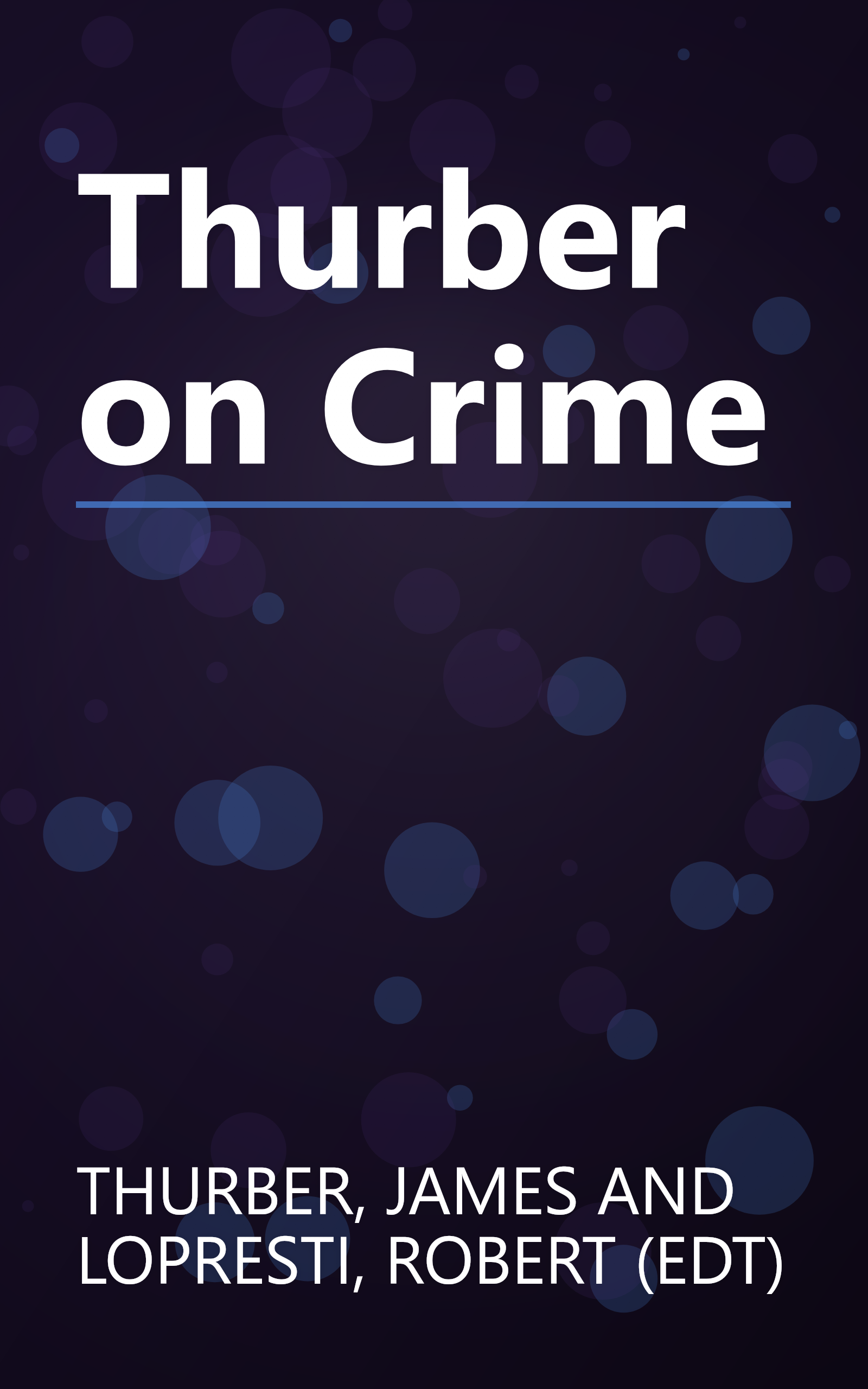 Thurber on Crime book cover