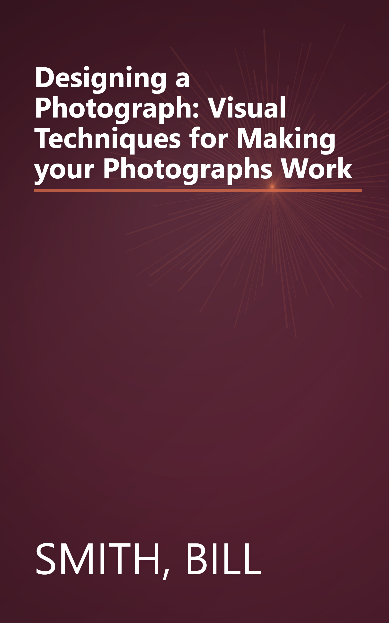 Designing a Photograph: Visual Techniques for Making your Photographs Work book cover