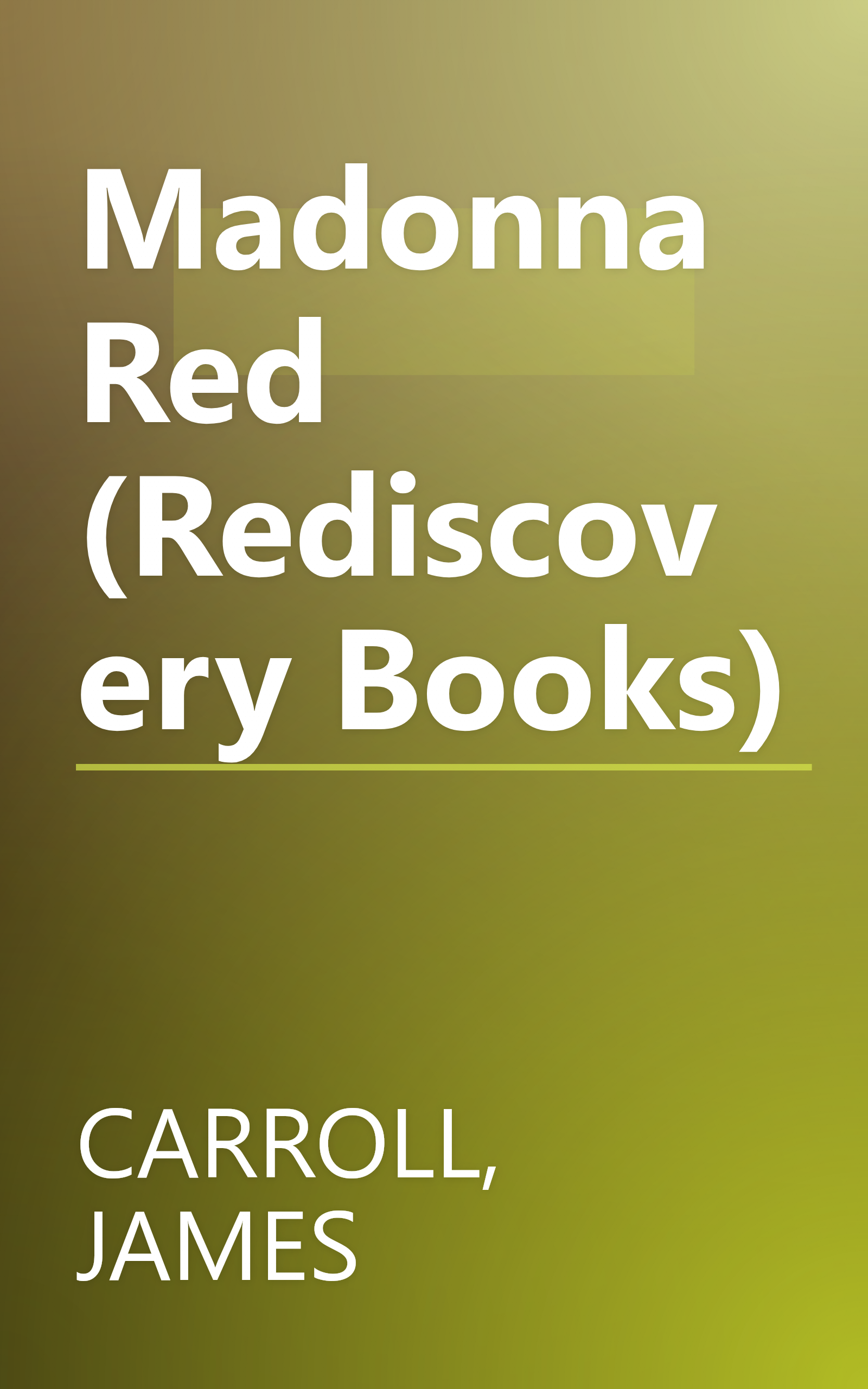 Madonna Red (Rediscovery Books) book cover