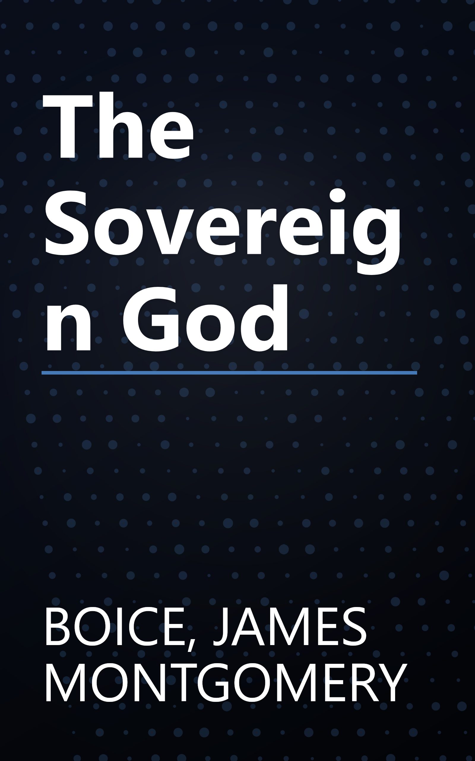 The Sovereign God book cover