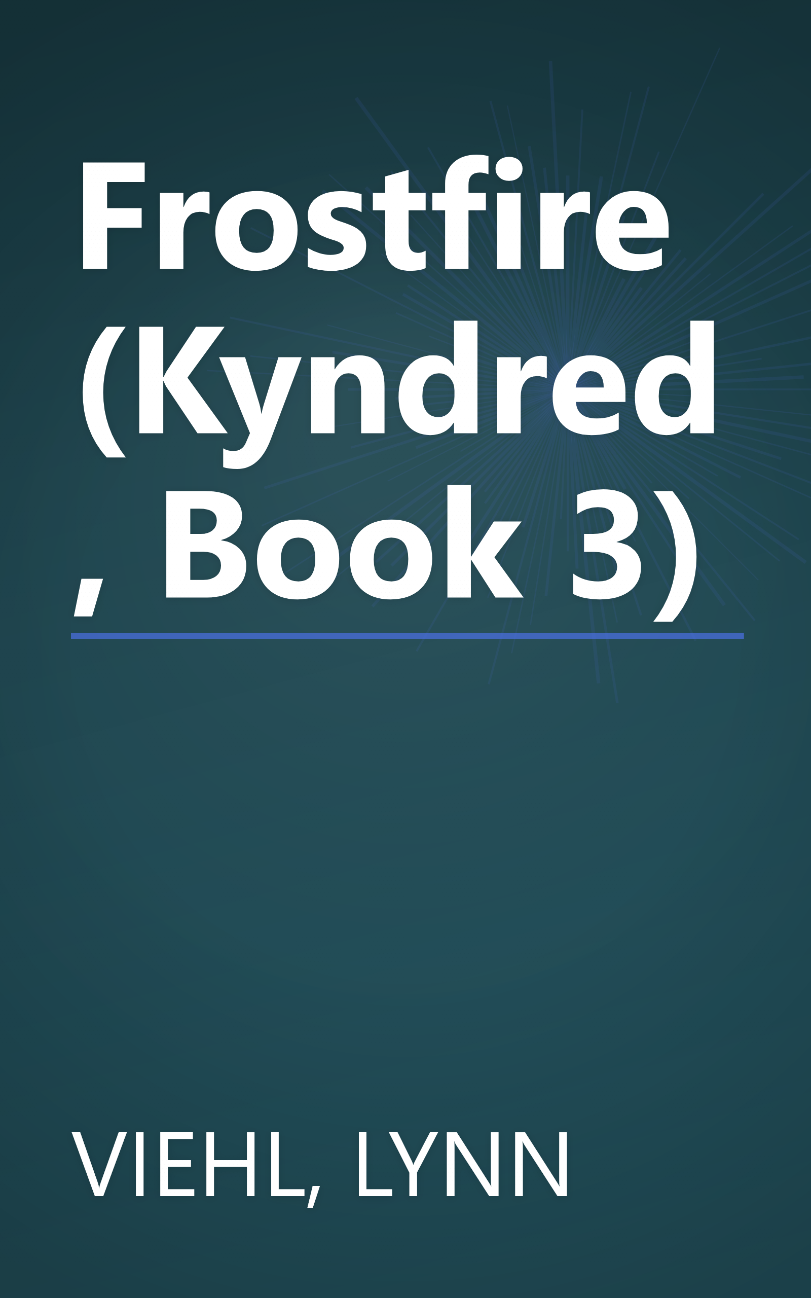 Frostfire (Kyndred, Book 3) book cover
