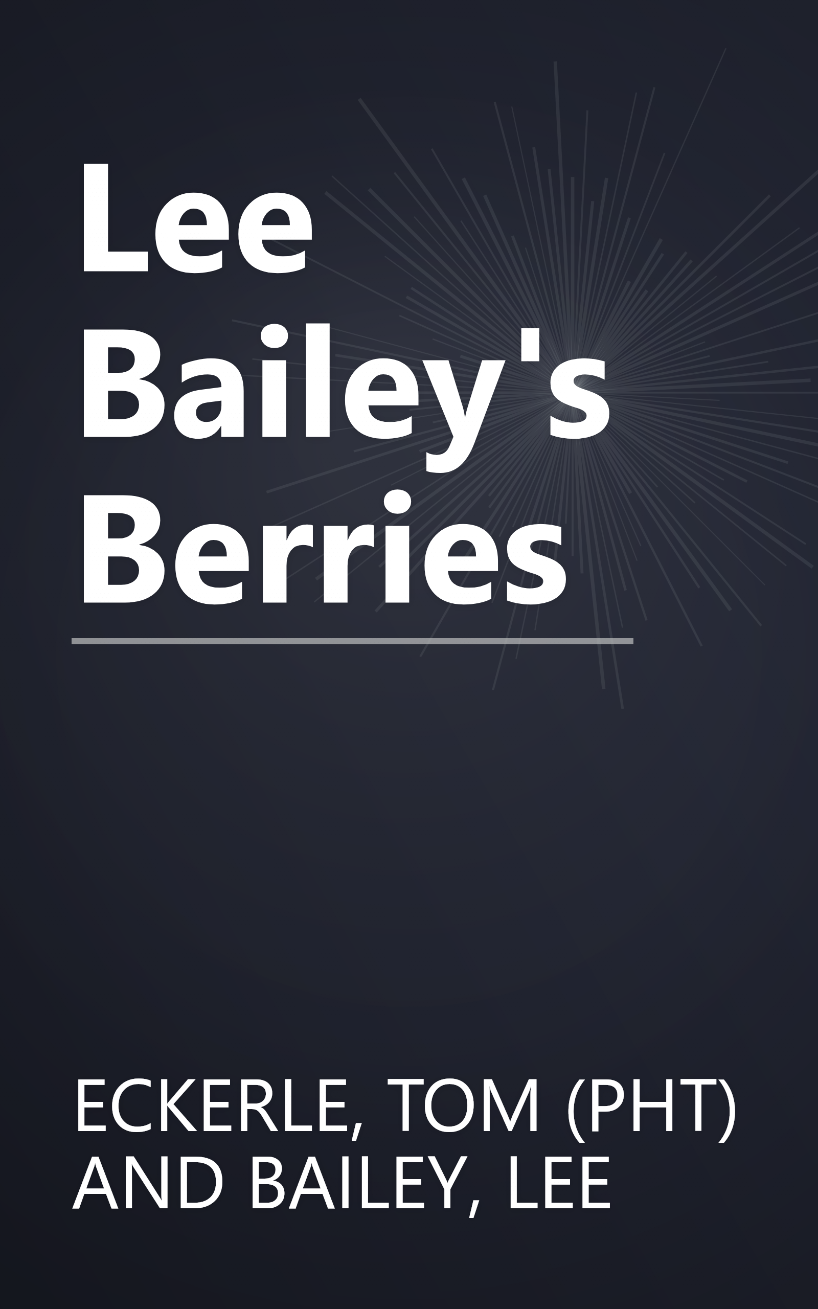 Lee Bailey's Berries book cover