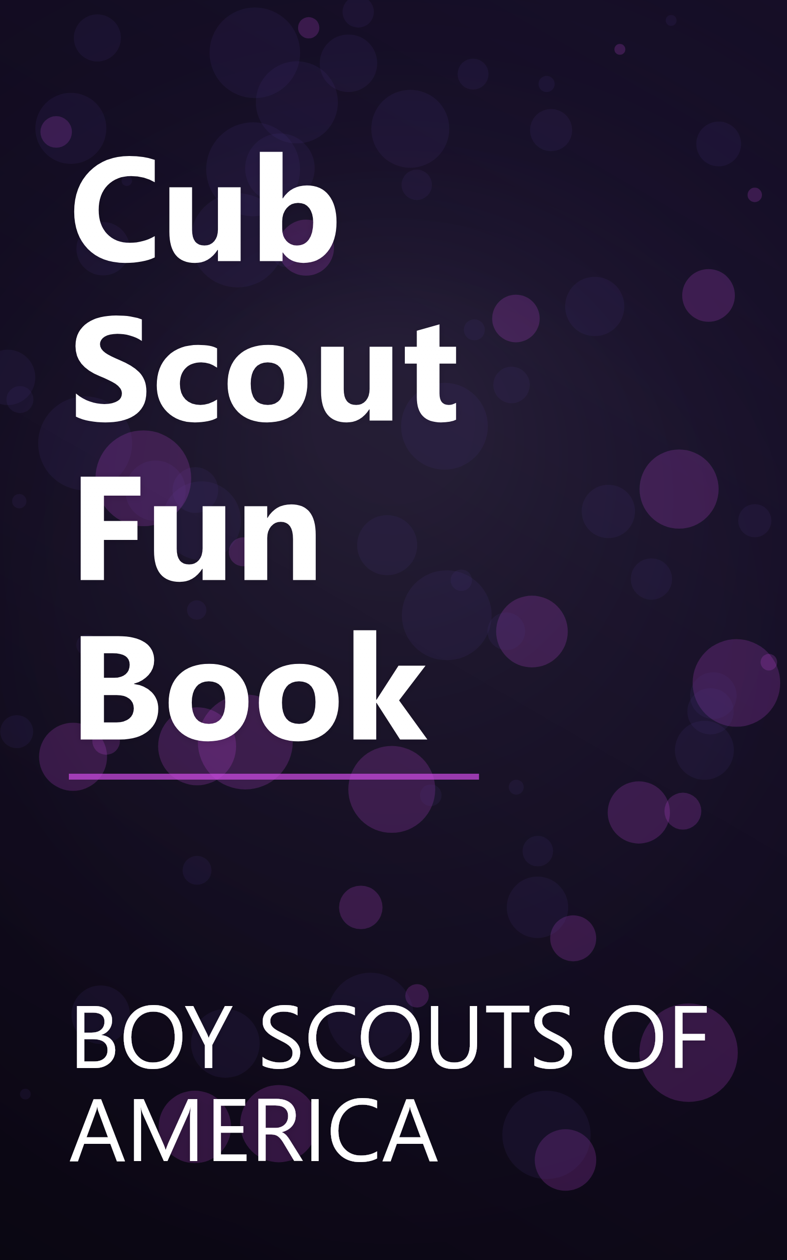 Cub Scout Fun Book book cover