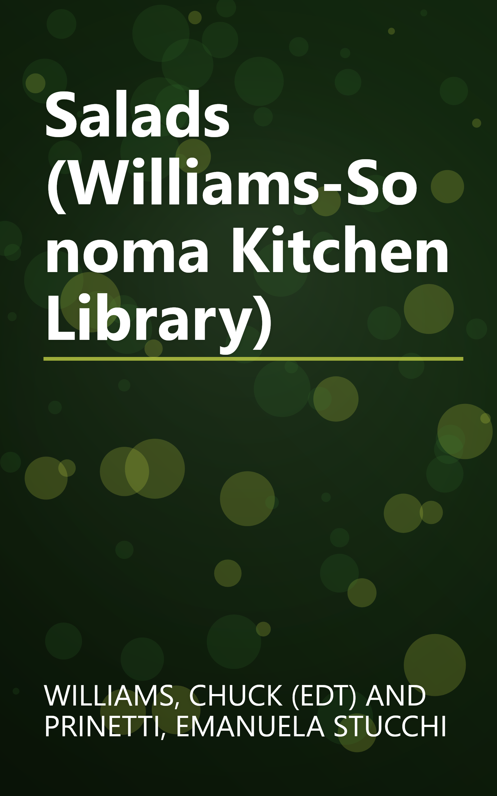 Salads (Williams-Sonoma Kitchen Library) book cover