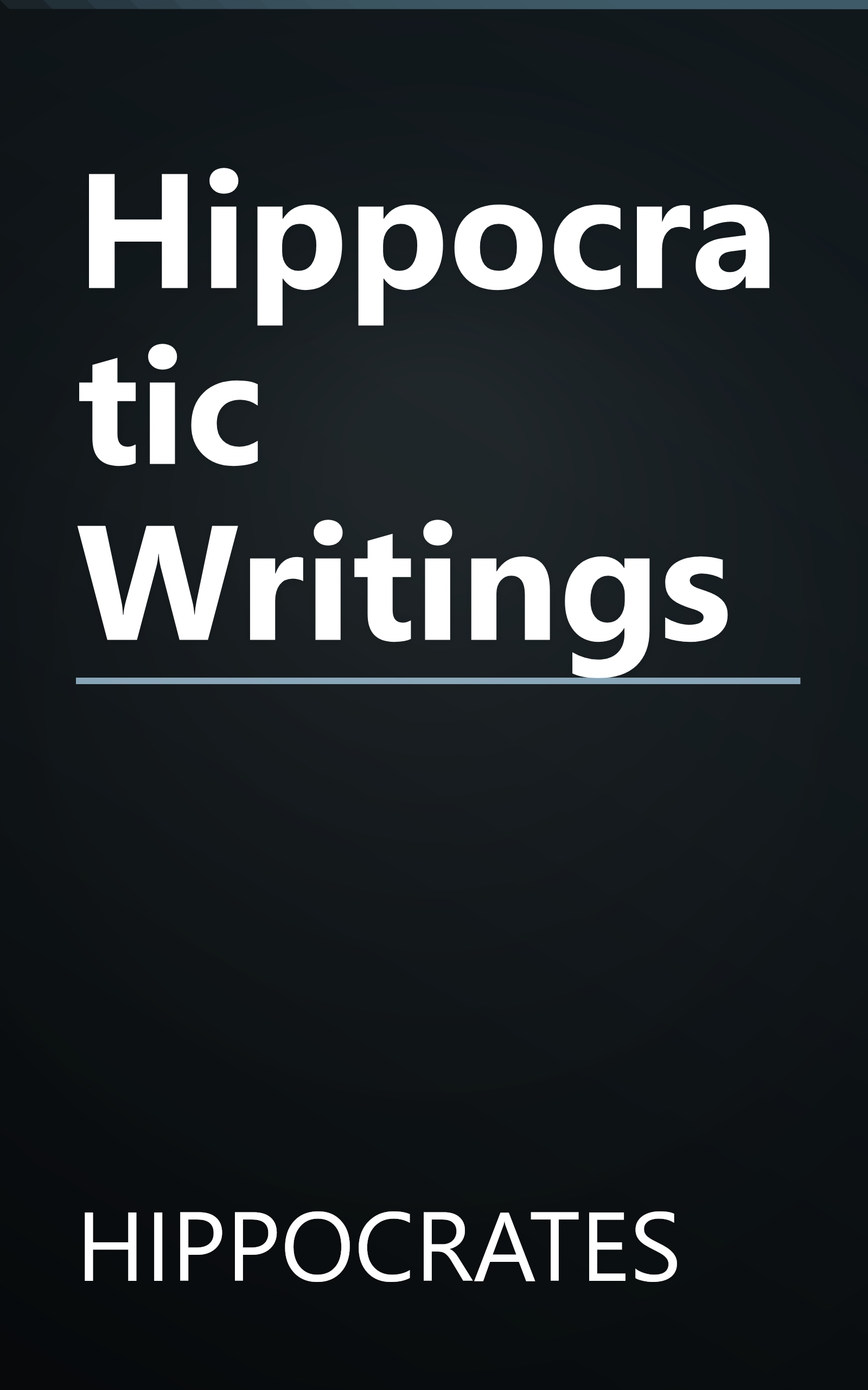 Hippocratic Writings book cover