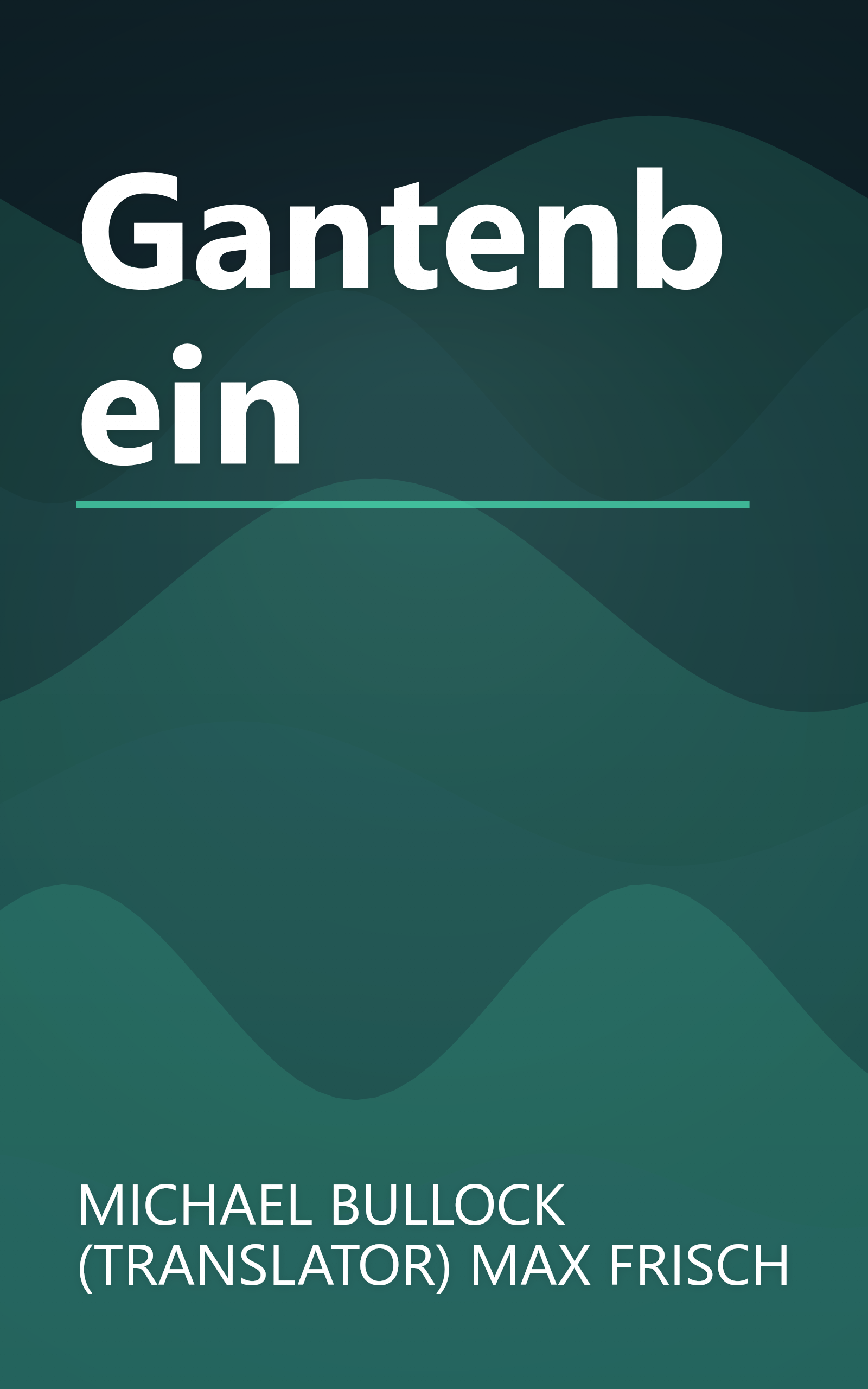 Gantenbein book cover