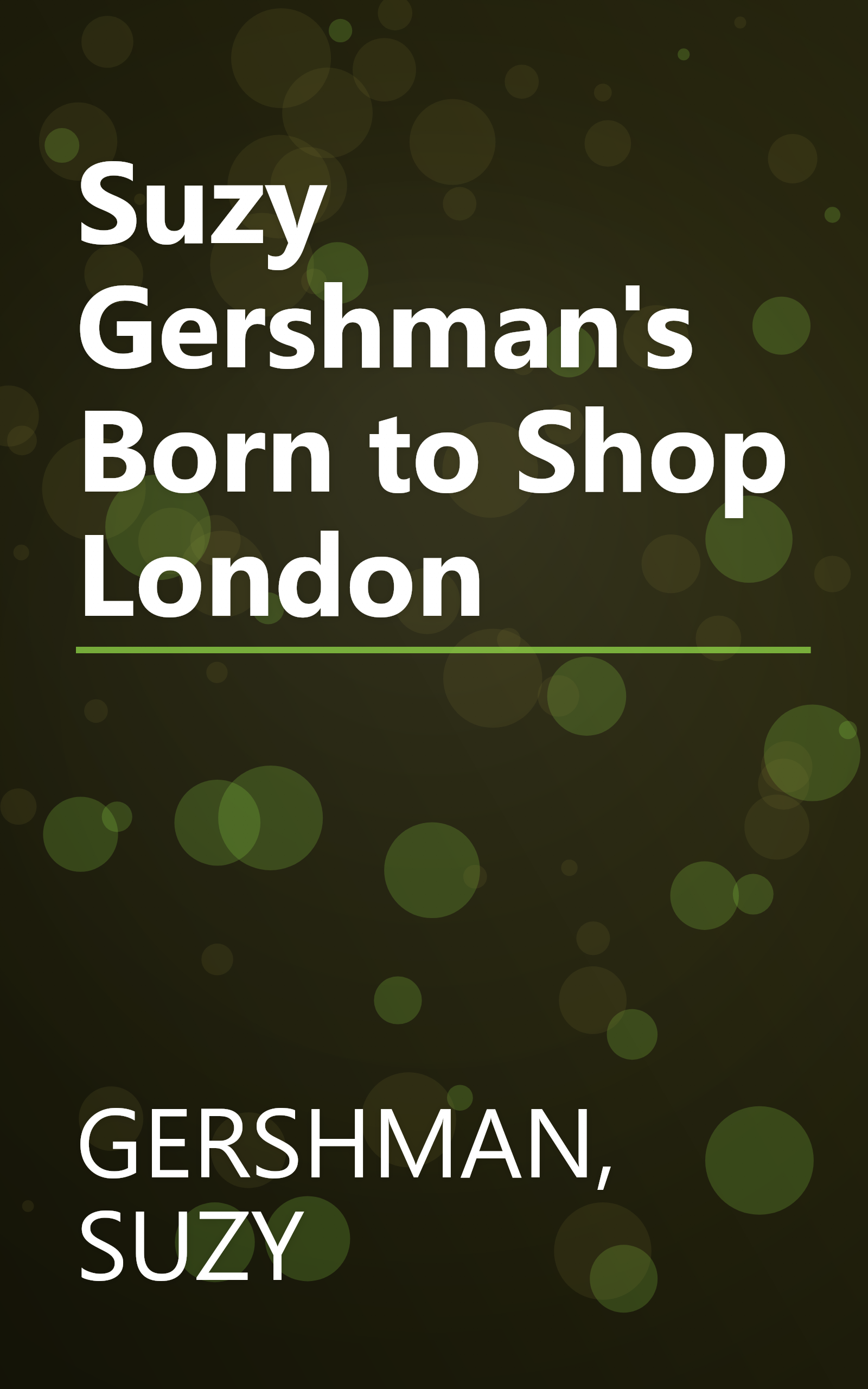 Suzy Gershman's Born to Shop London book cover