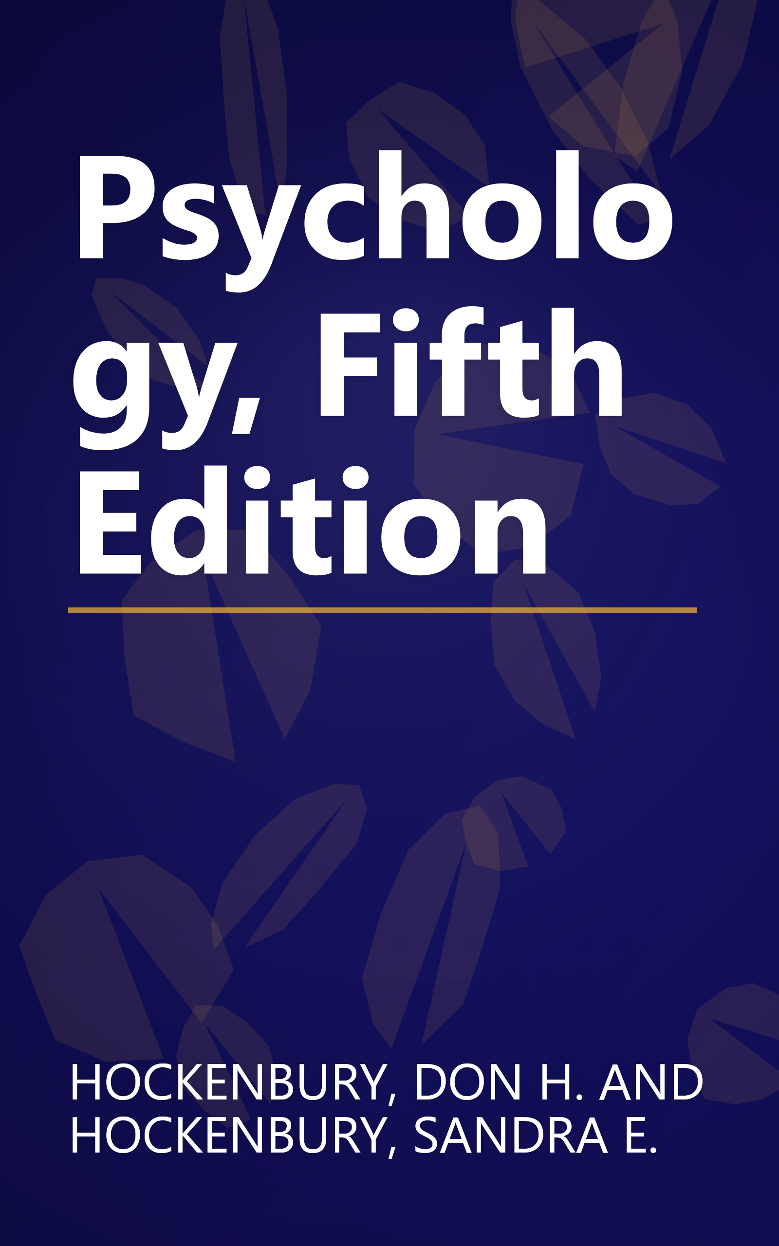 Psychology, Fifth Edition book cover