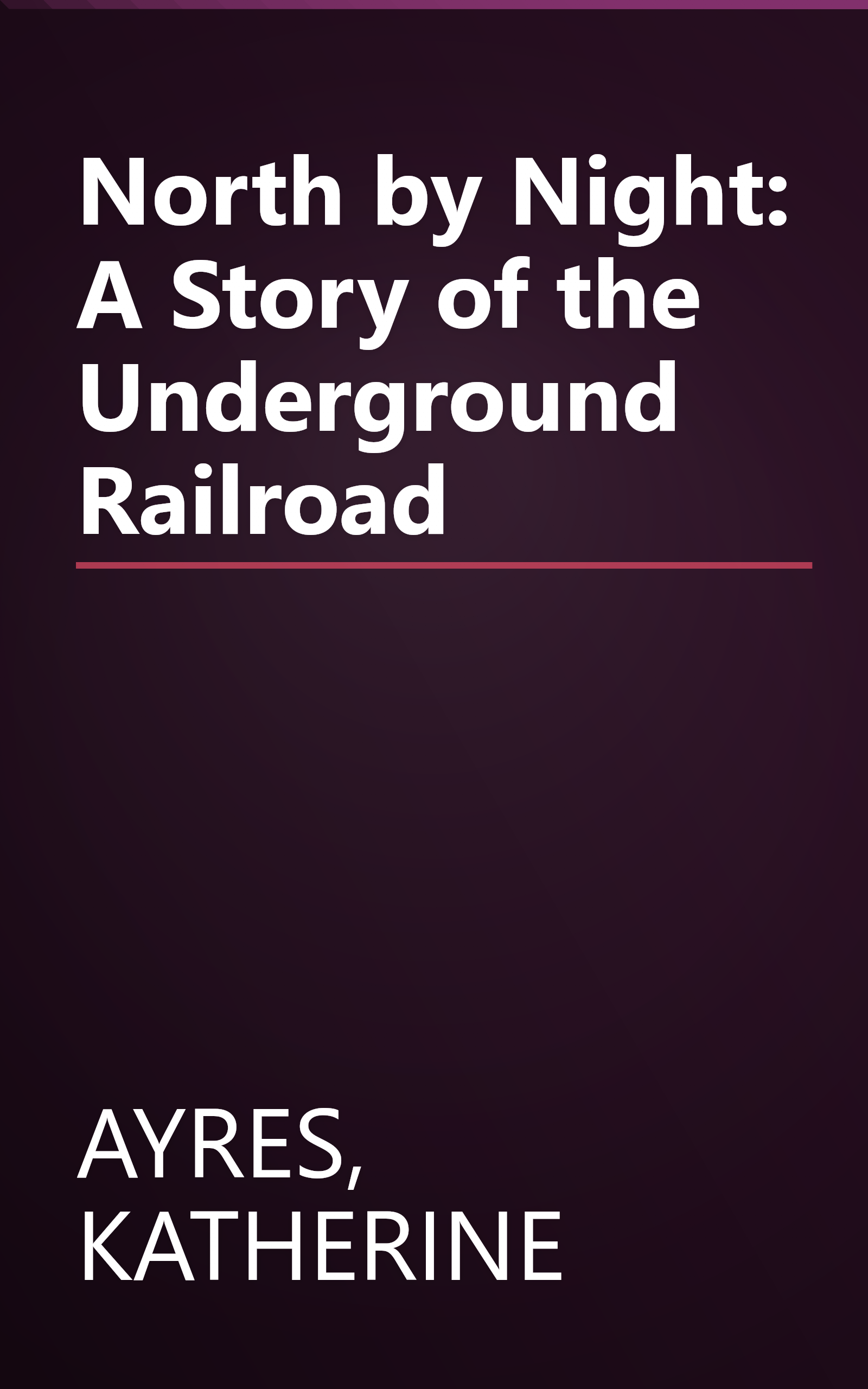 North by Night: A Story of the Underground Railroad book cover