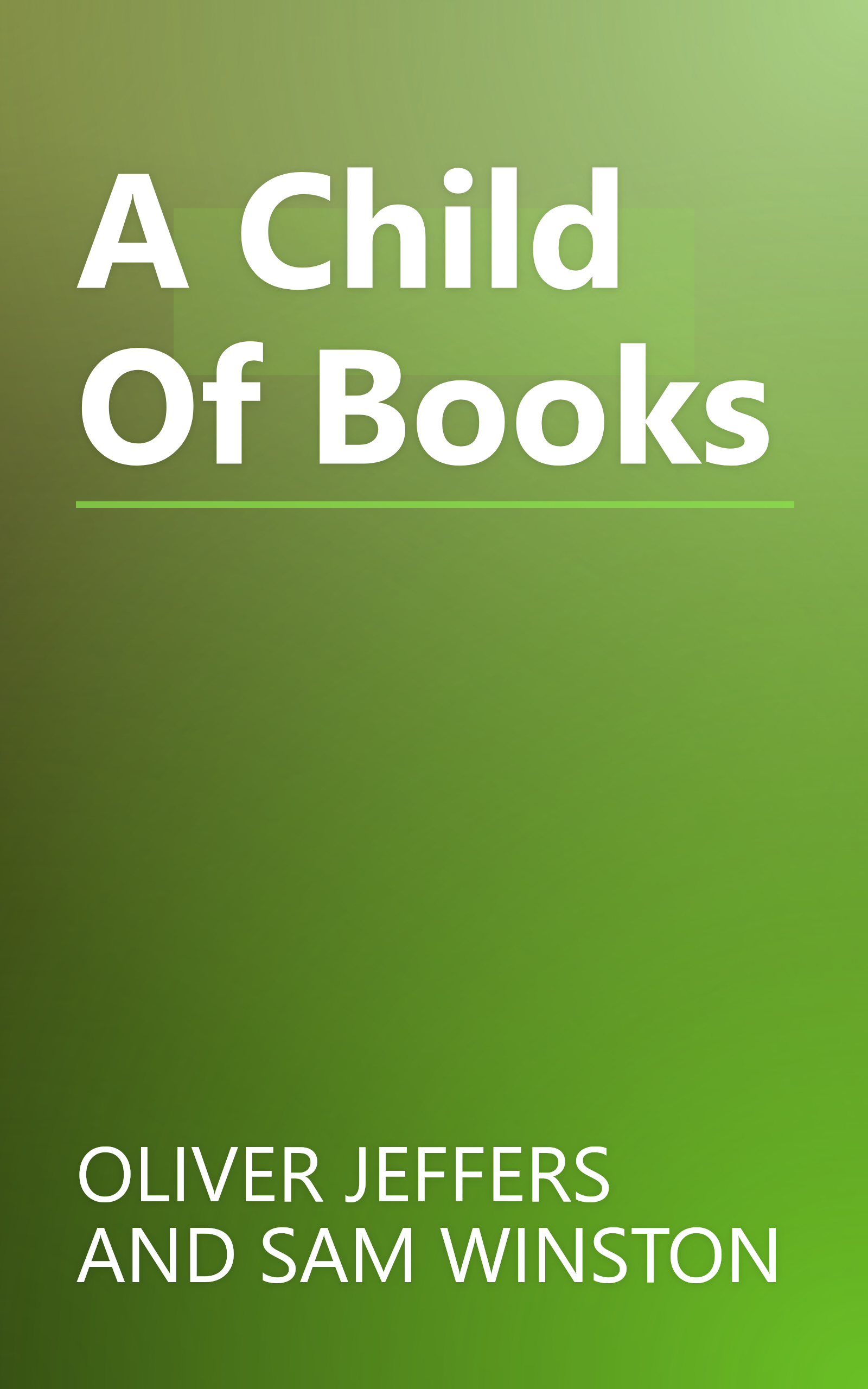 A Child Of Books book cover