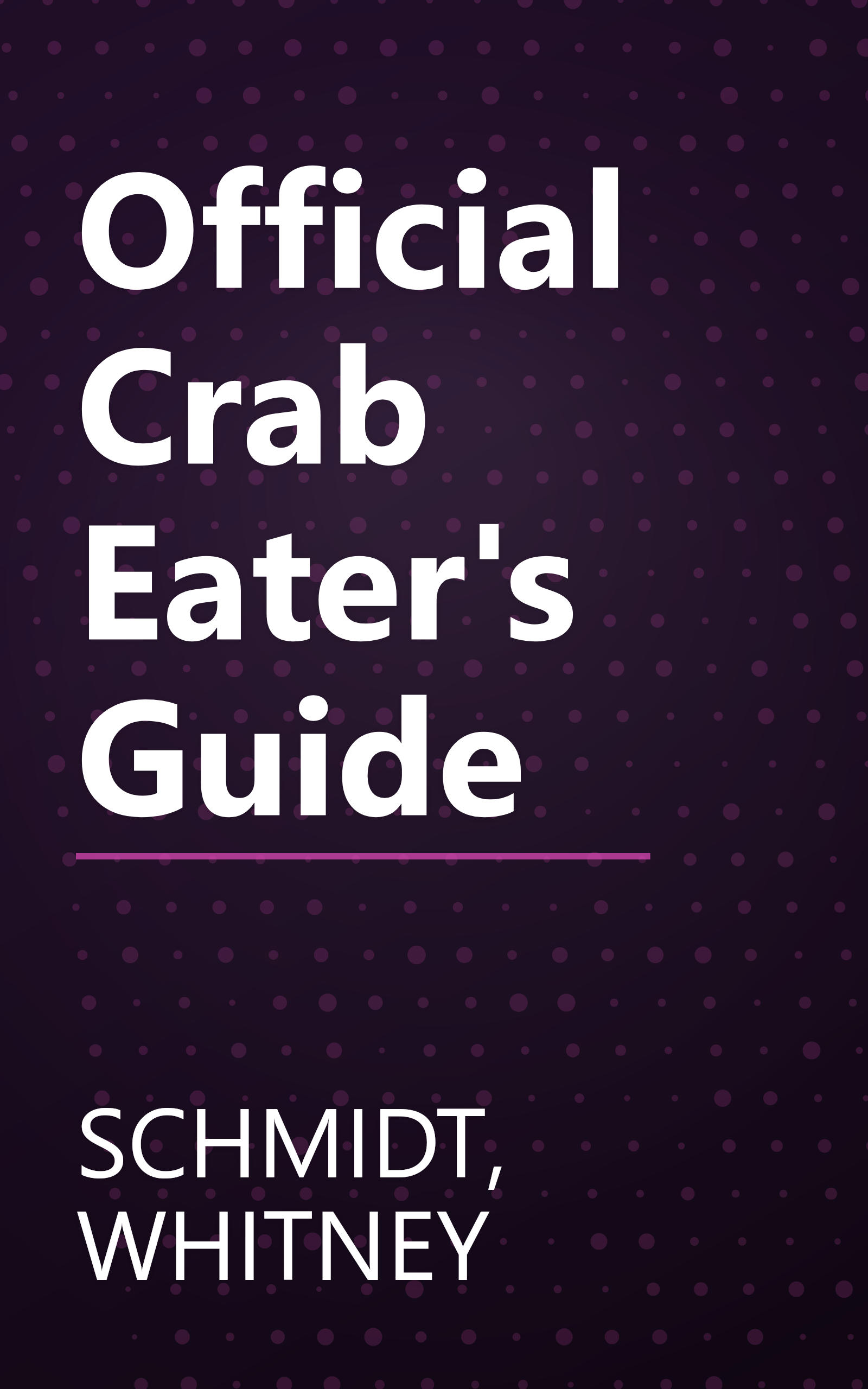 Official Crab Eater's Guide book cover