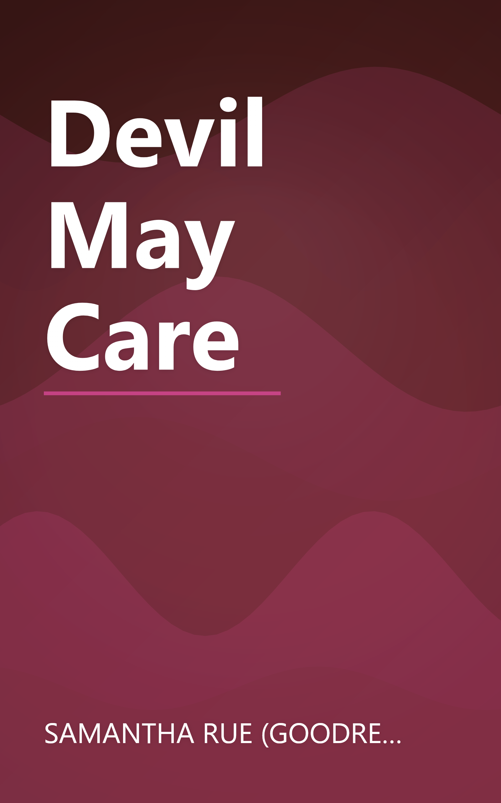 Devil May Care book cover