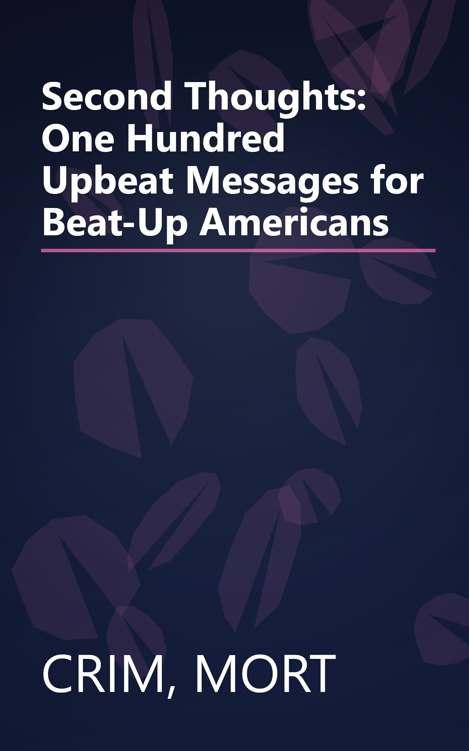 Second Thoughts: One Hundred Upbeat Messages for Beat-Up Americans book cover