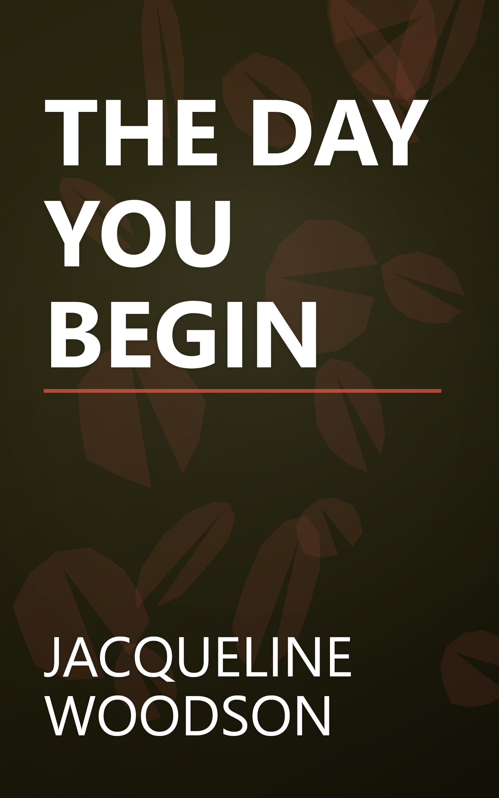 THE DAY YOU BEGIN book cover