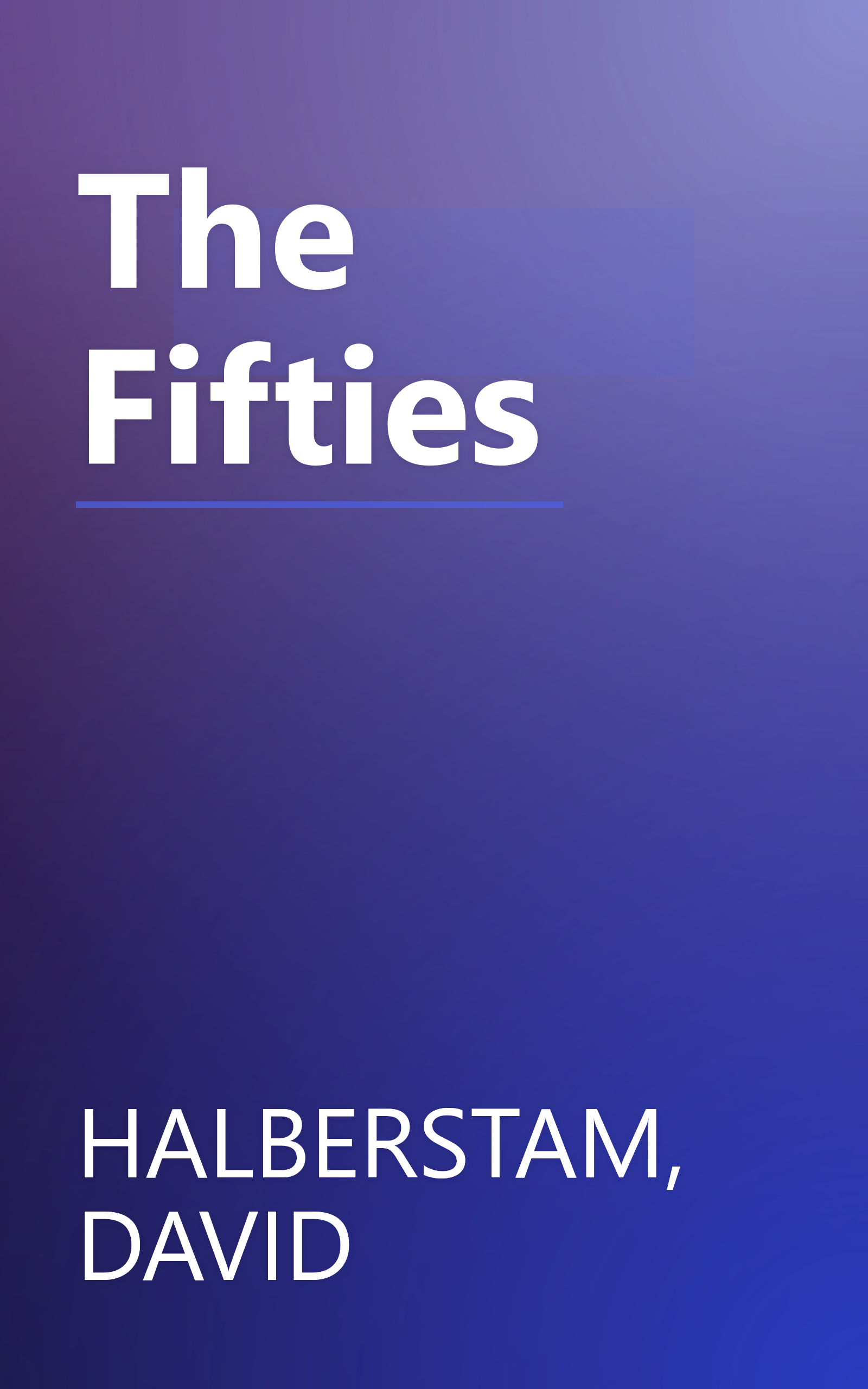 The Fifties book cover
