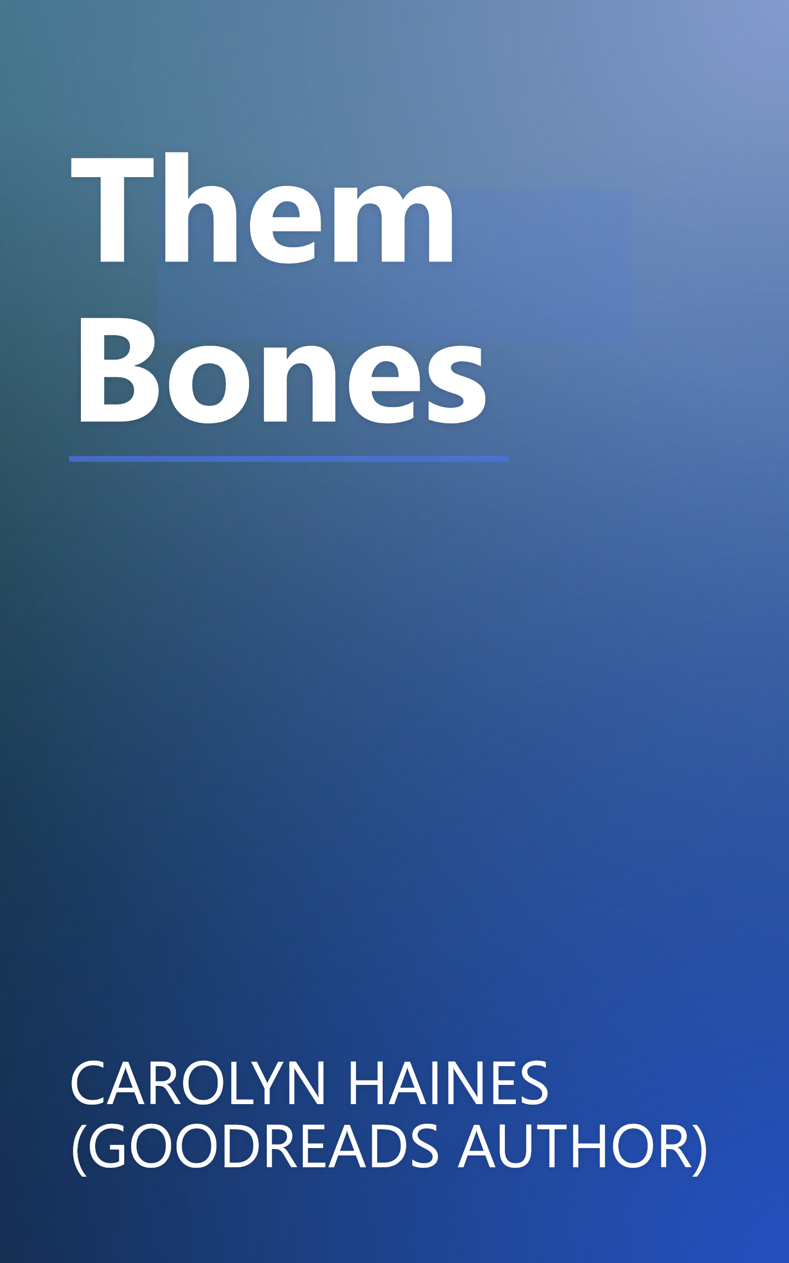 Them Bones book cover