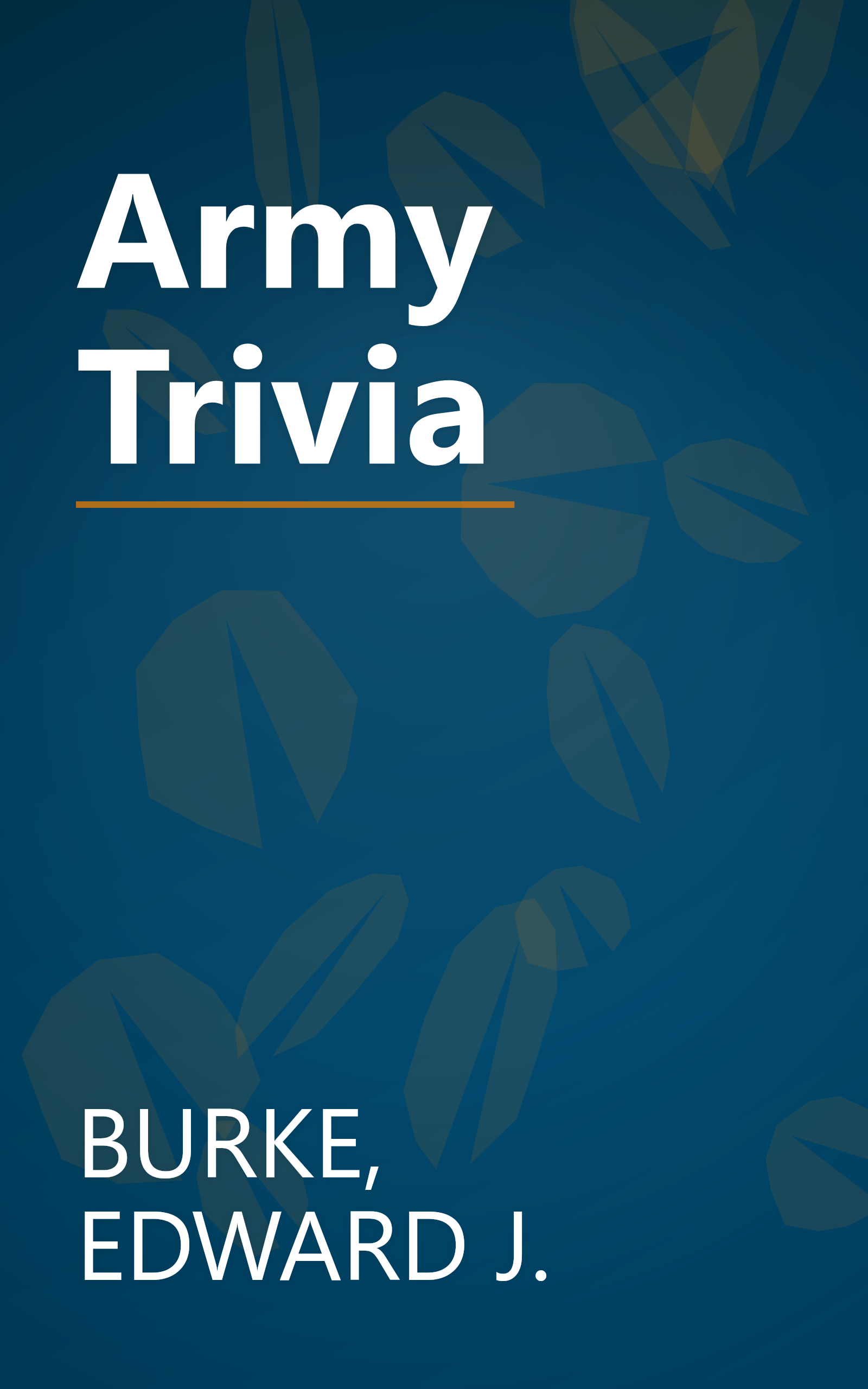 Army Trivia book cover