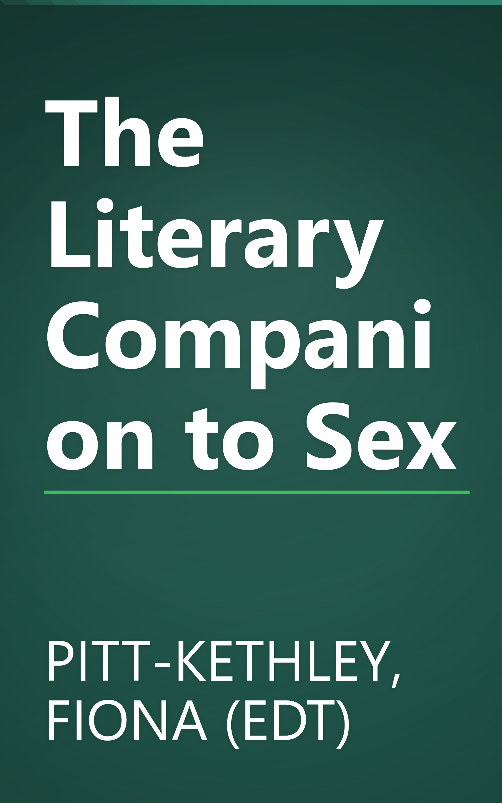 The Literary Companion to Sex book cover