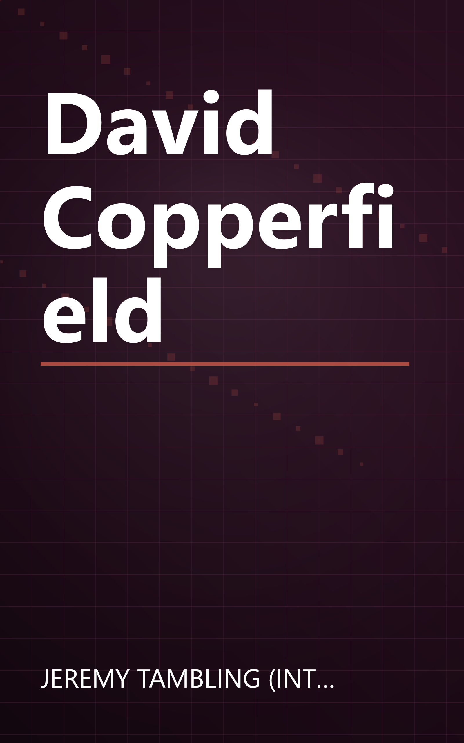 David Copperfield book cover